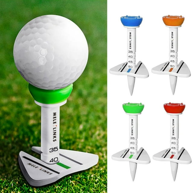 NIBOLOG 4Pcs Golf Tees with Upgraded Premium Big Head High Durability Unbreakable Height ...