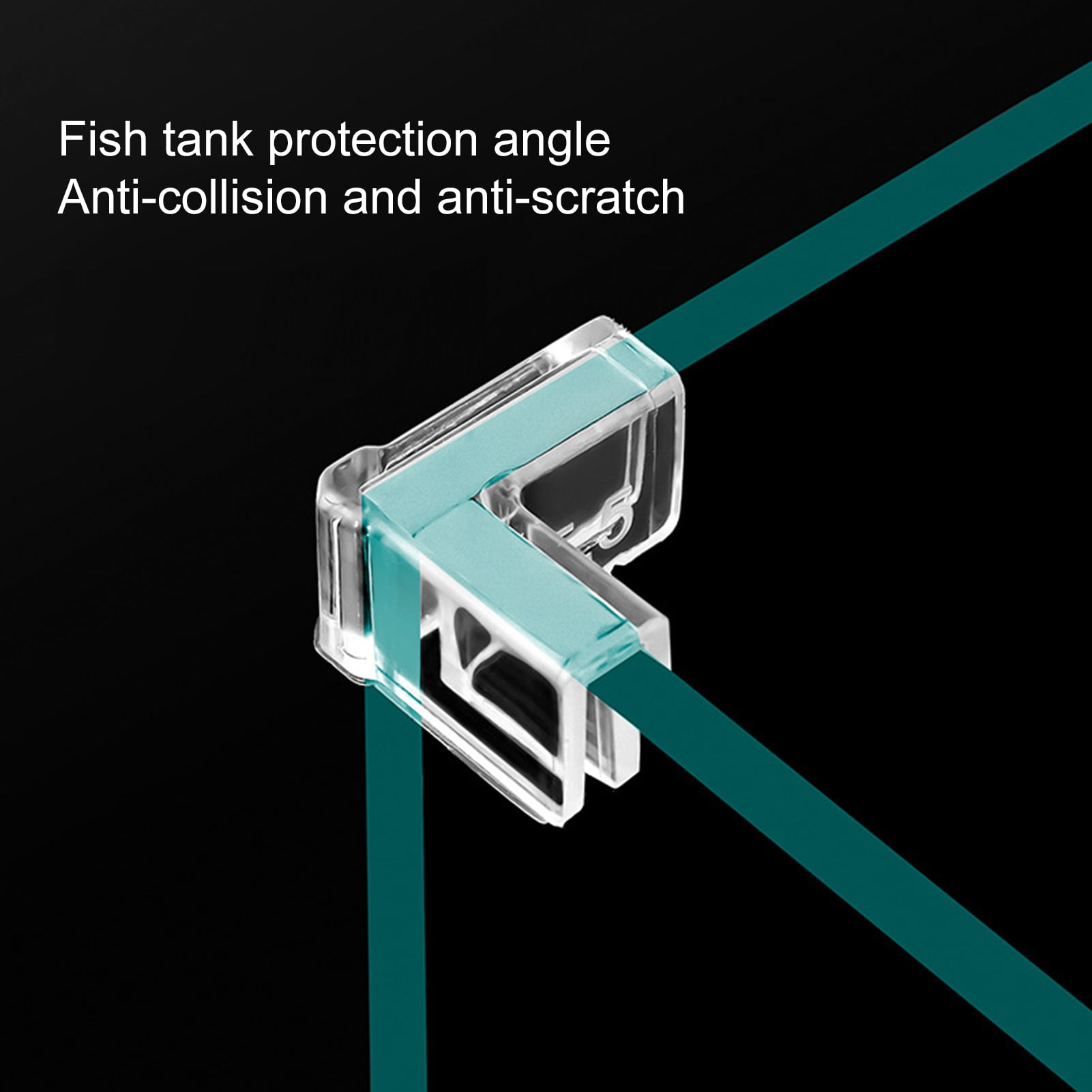 NIBOLOG 4Pcs Tank Corner Protectors Soft Easy to Use Thick Tight Fit ...