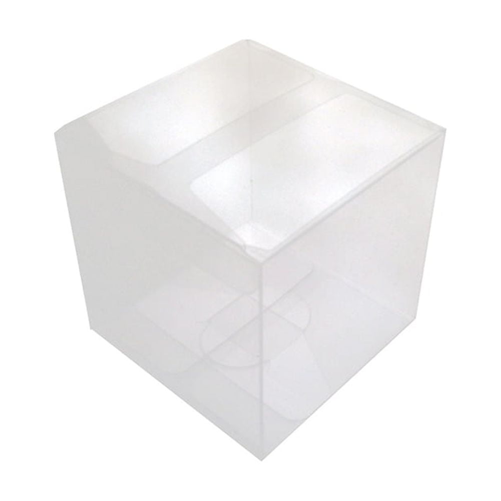 NIBOLOG 50Pcs Square Transparent Mooncake Biscuit Packing Boxes Storage ...