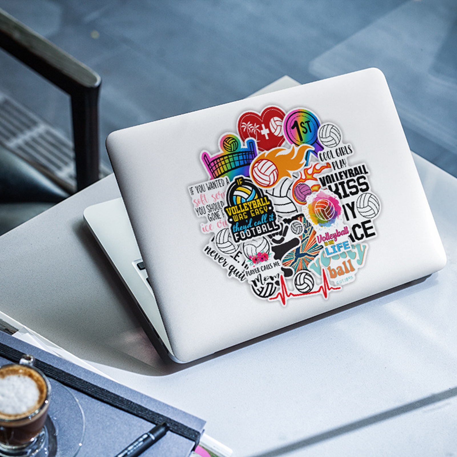 NIBOLOG 50Pcs Unique Laptop Sticker Attractive Widely Use Cartoon ...