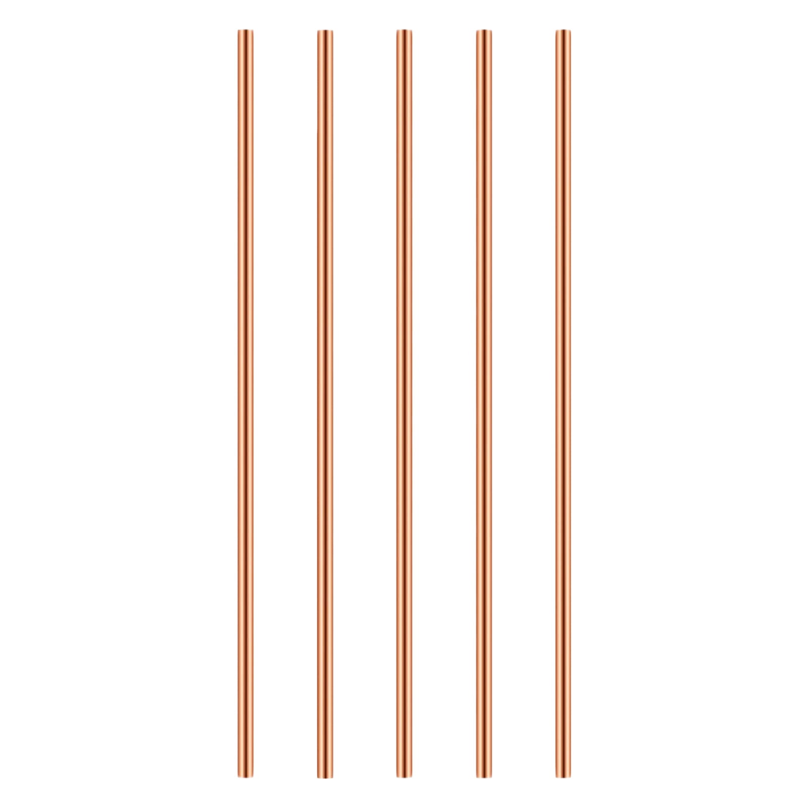 NIBOLOG 5Pcs Pure Copper Round Rods - Sturdy Durable Versatile ...