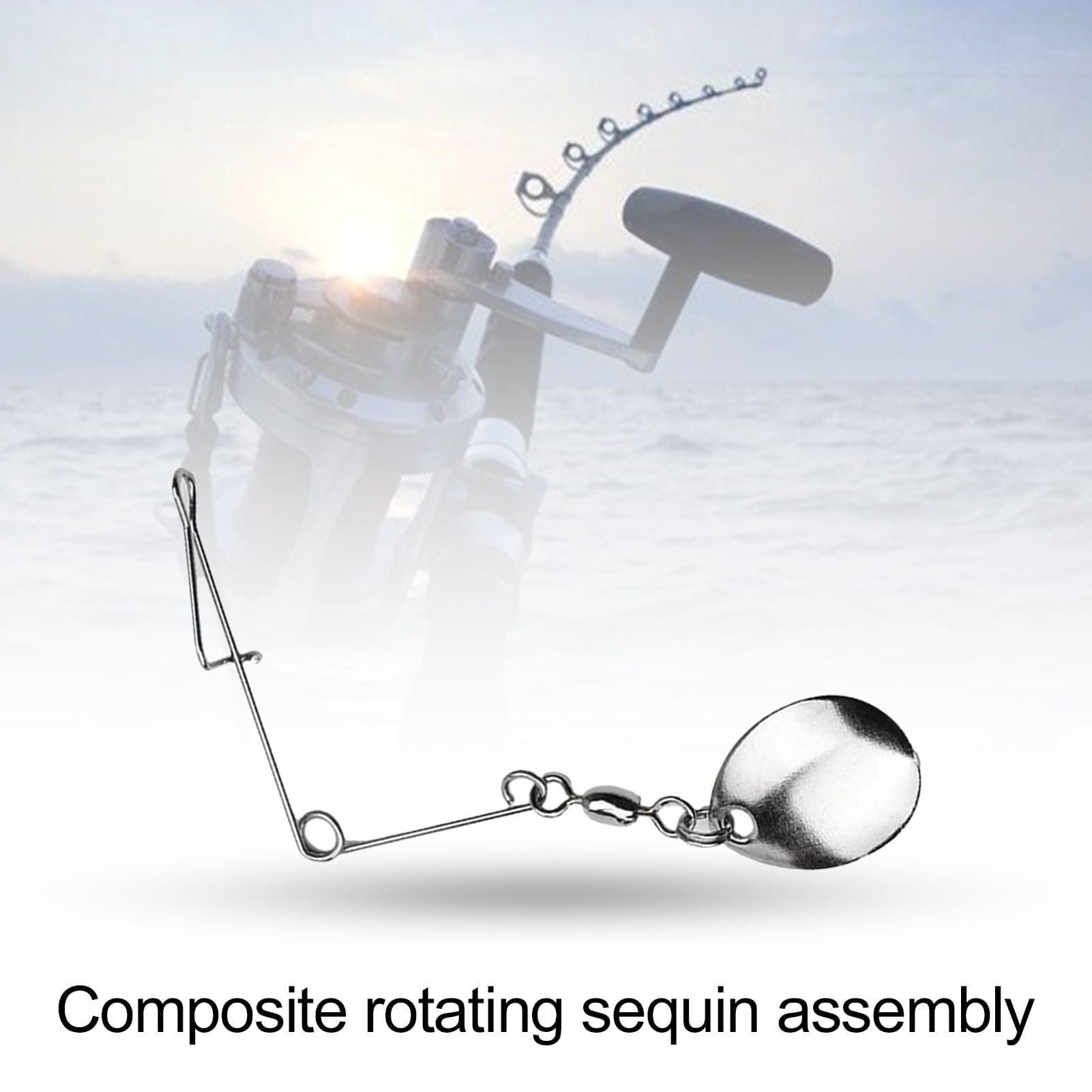 NIBOLOG 5Pcs/Set Spinner Blade Reflective Exquisite Stainless Spoon ...