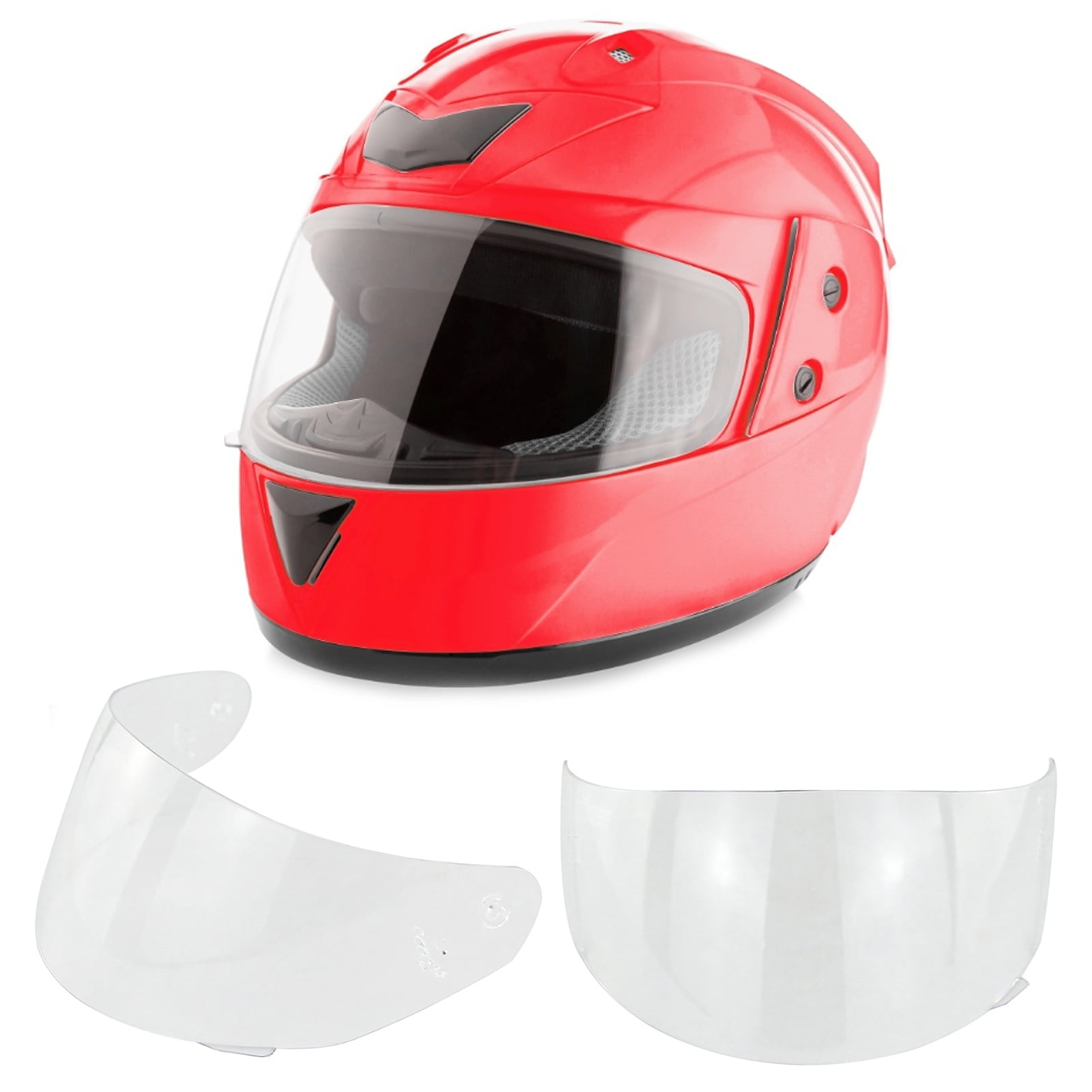 NIBOLOG Anti-UV Full Face Motorcycle Helmet Lens Visor for LS2 Models ...