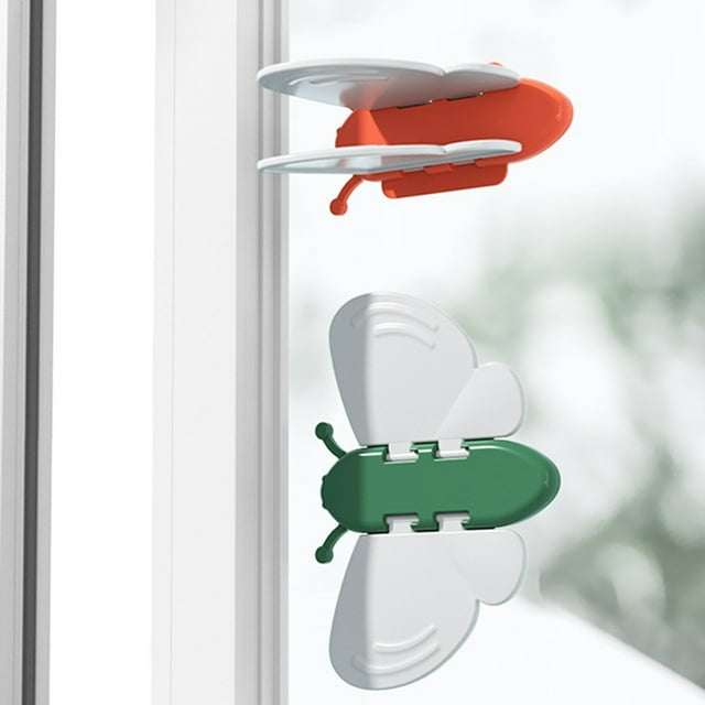 NIBOLOG Baby Safety Lock Creative Shape Self Adhesive ABS Sliding Door ...