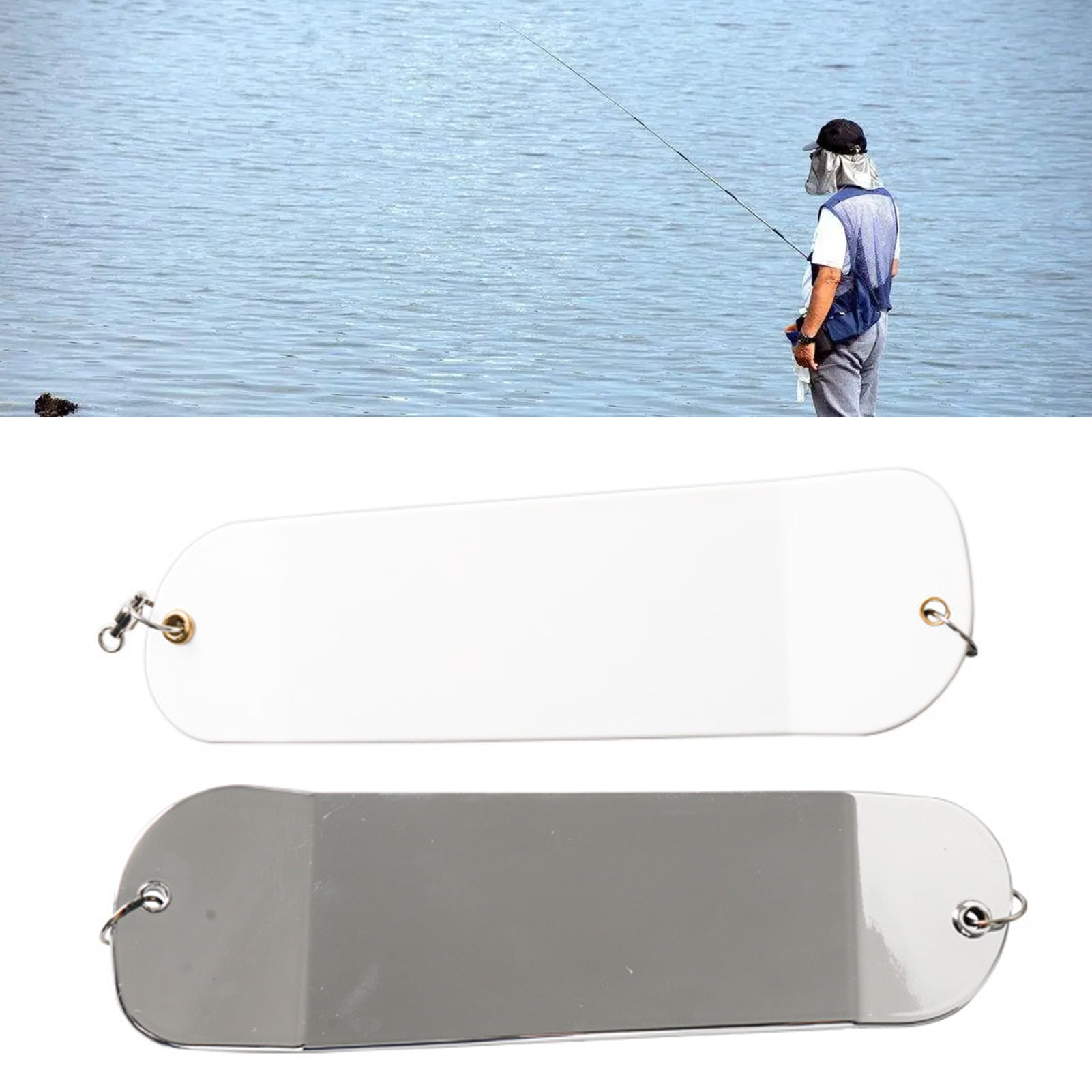 NIBOLOG Bait Diving Board Flasher with Swivel Accessories Professional ...