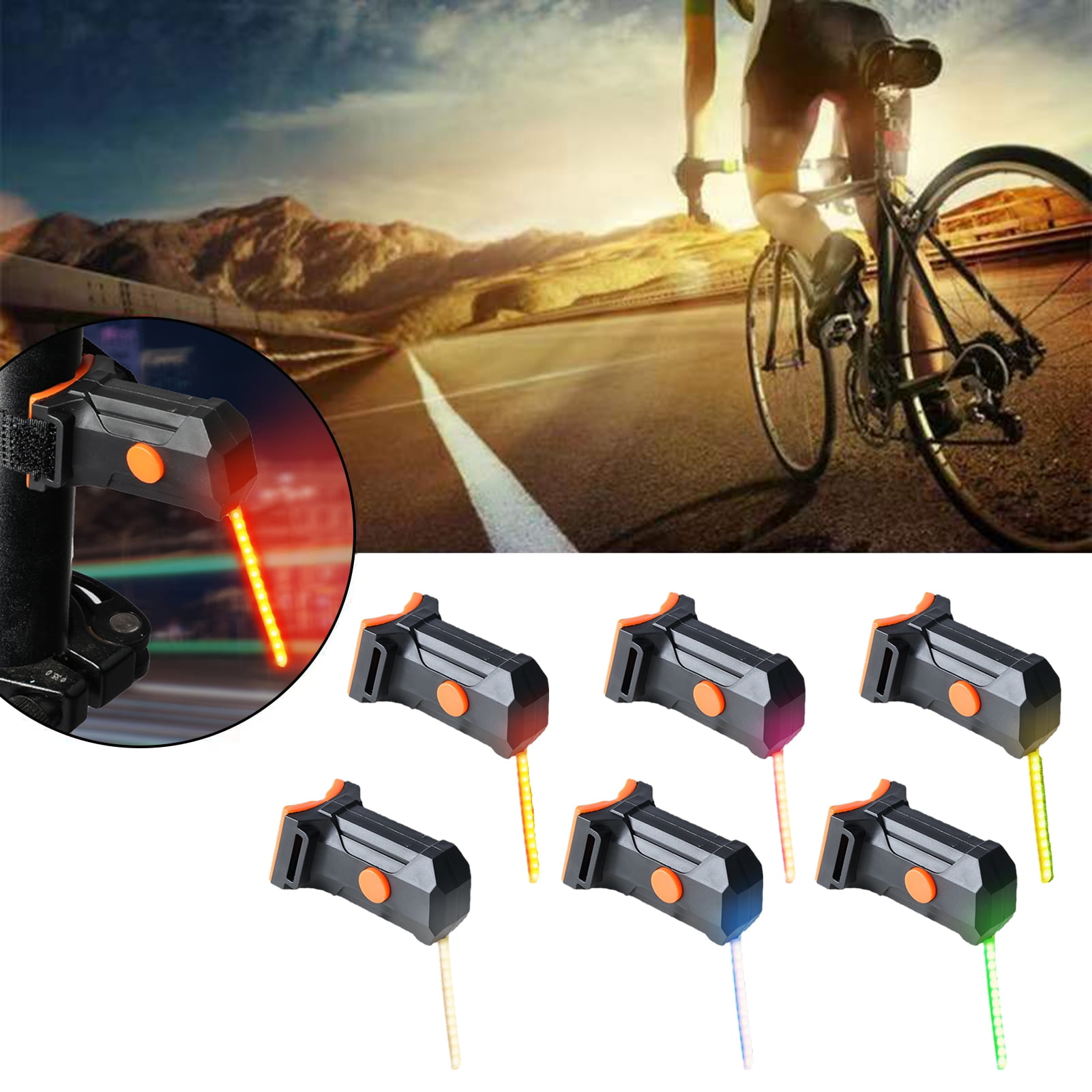 NIBOLOG Bicycle Taillight for Seatpost USB Rechargeable Safety Alert ...