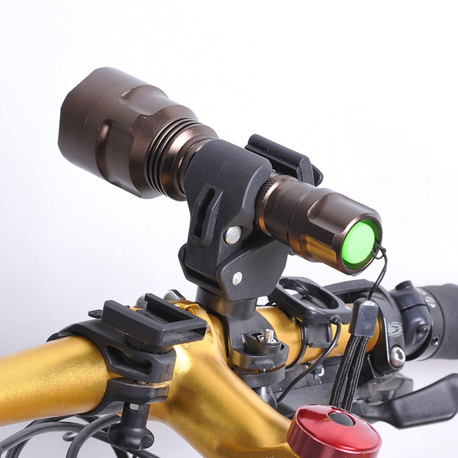 NIBOLOG Bike Torch Mount Quick Release 90 Degree Rotating Universal ...