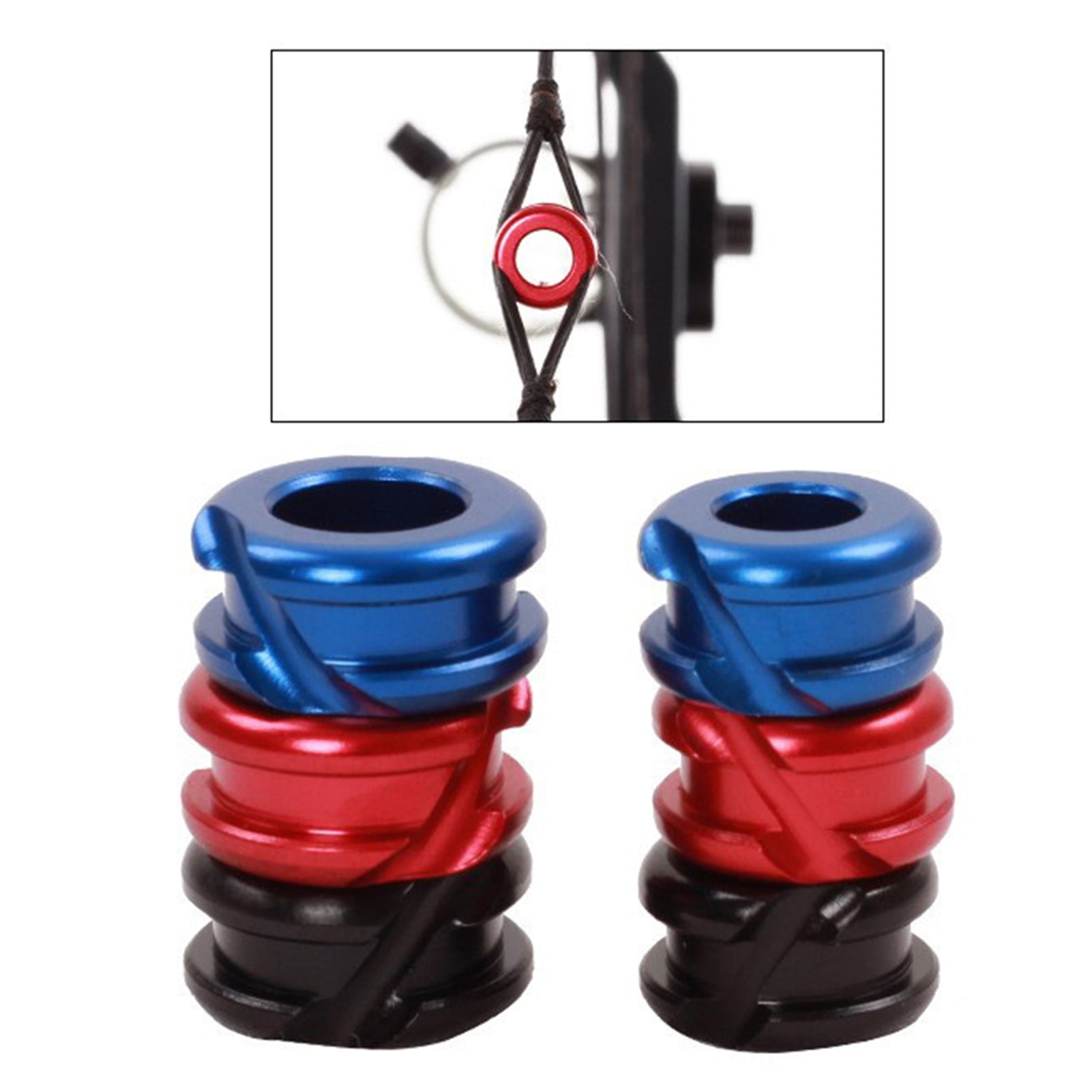 NIBOLOG Bow Metal Peephole Easy Installation Archery Peep Sights ...