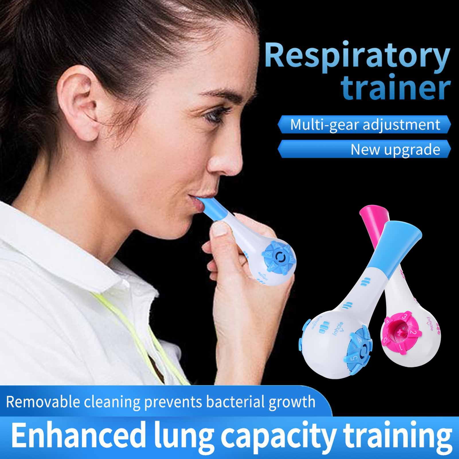 NIBOLOG Breathing Trainer Fitness Exercise Trainer Hand-Held Exerciser ...