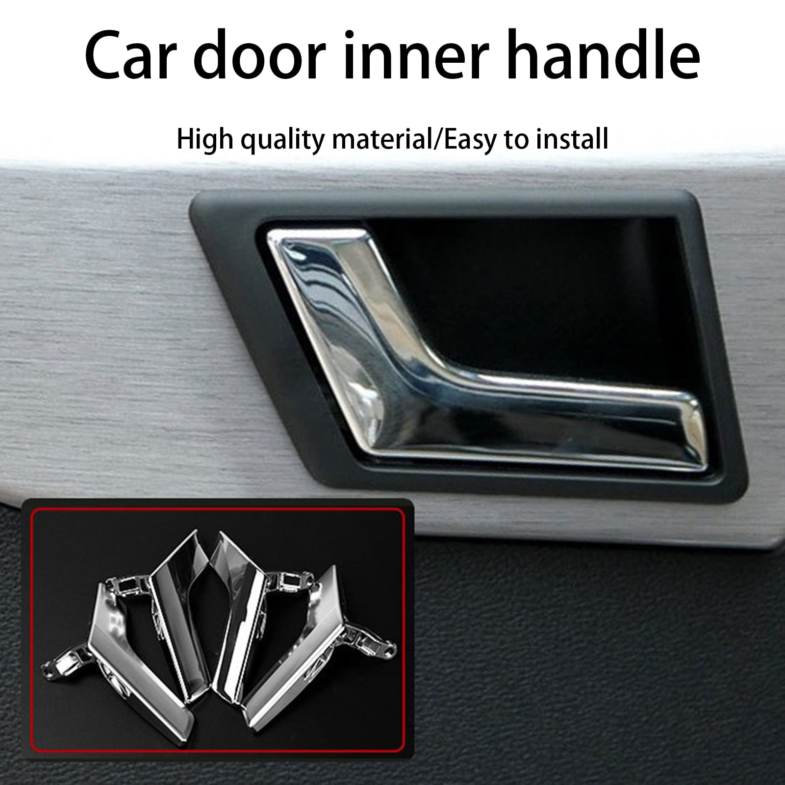 NIBOLOG Car Door Handle Replacement - Electroplating Clasp Hand for C ...