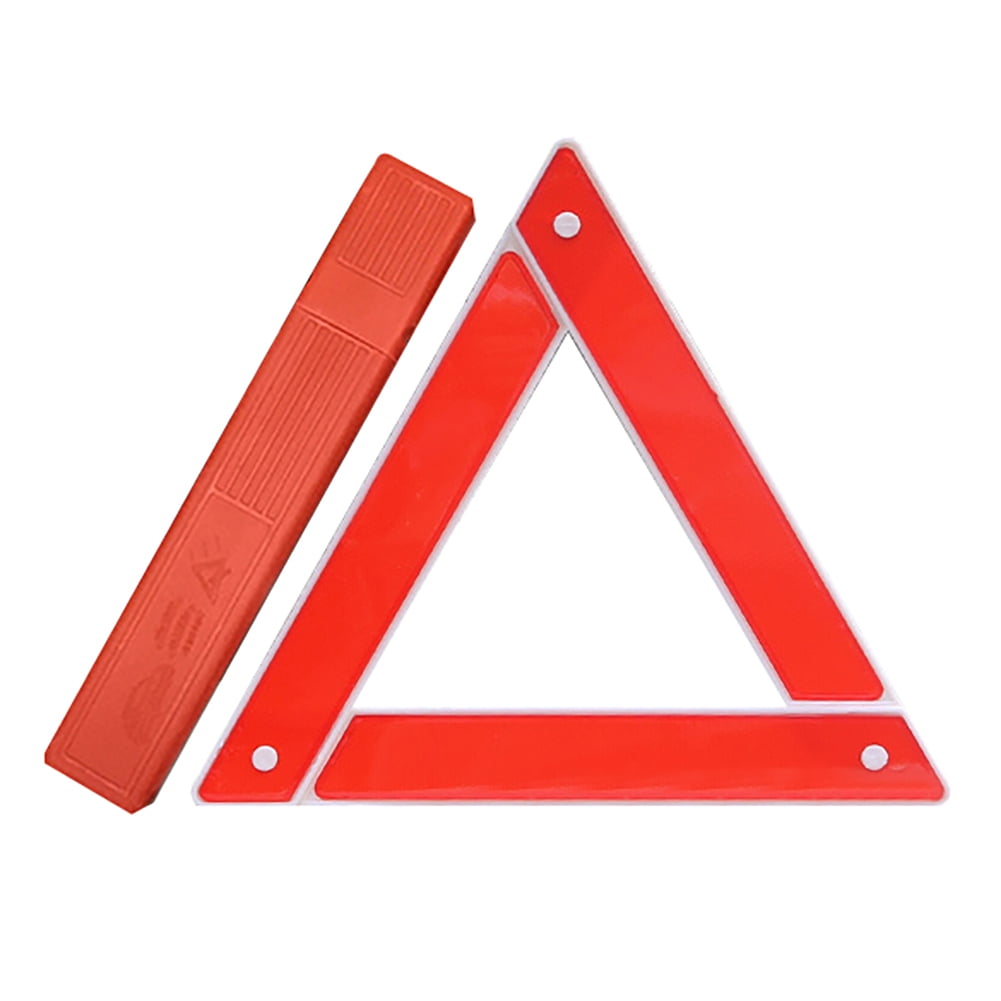 NIBOLOG Car Hazard Reflective Warning Sign Foldable Triangular ...