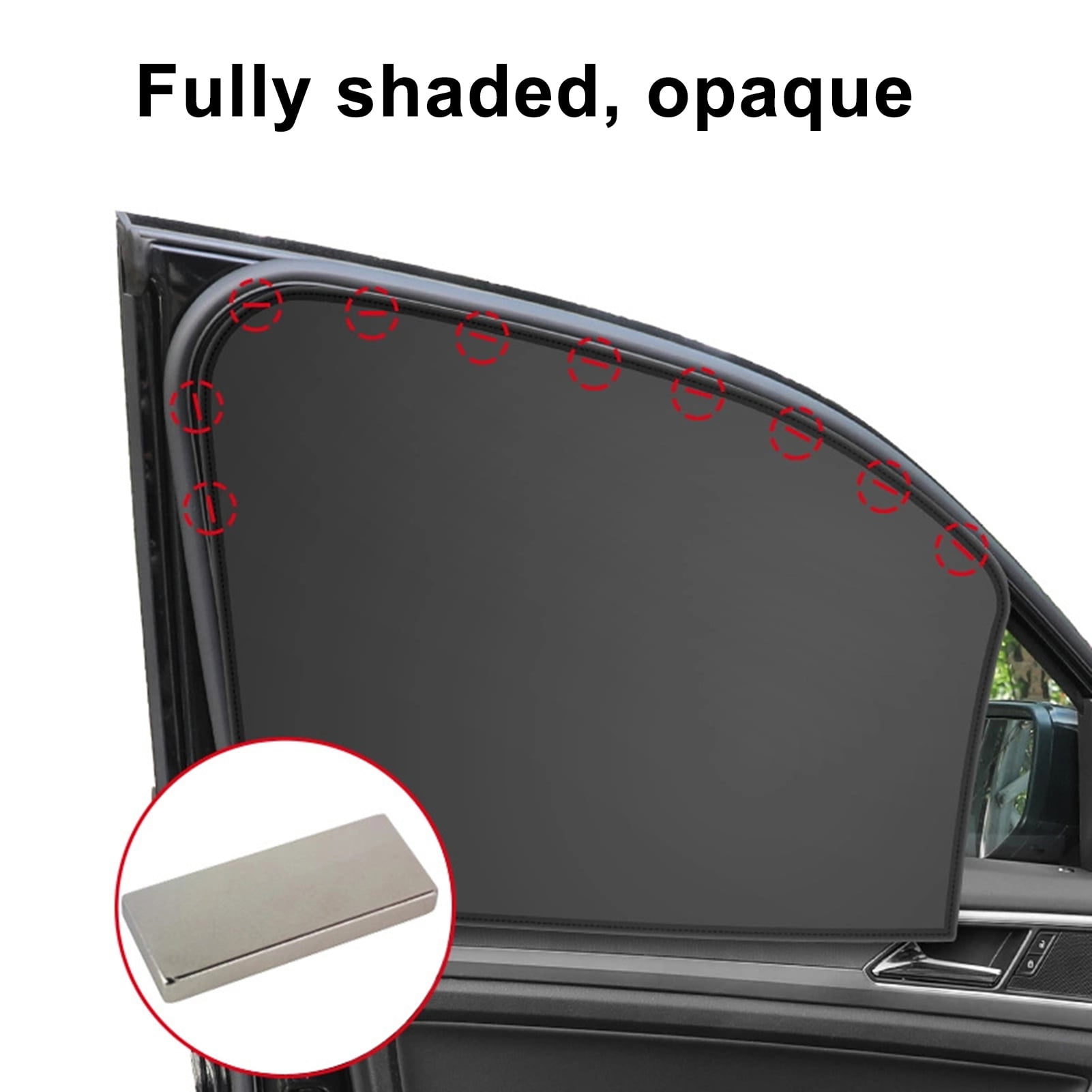 NIBOLOG Car Side Window Sun Shade - Magnetic, Protect from Heat UV Rays ...