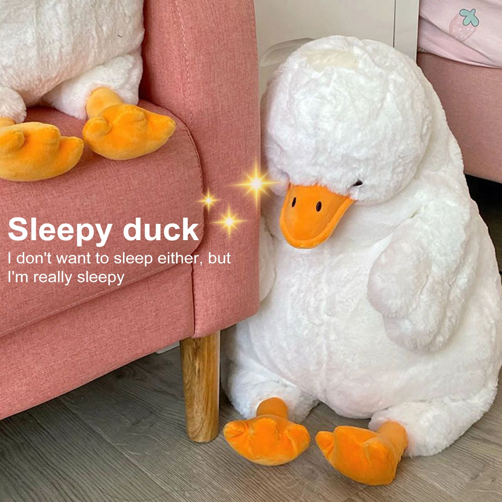 NIBOLOG Cartoon Doll Fully Filled Anti-deformed - Soft Material Duck ...