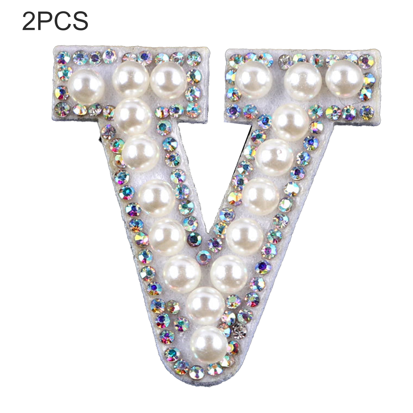 NIBOLOG DIY Handmade Patch Decor - 2Pcs Fabric Adorable English Letter ...