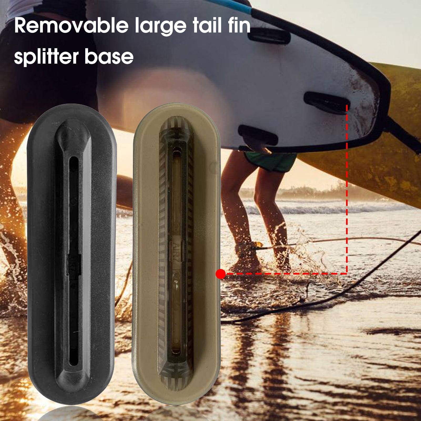 NIBOLOG Detachable Plug-in Simple Installation Fin Dock Surf Water Wave ...