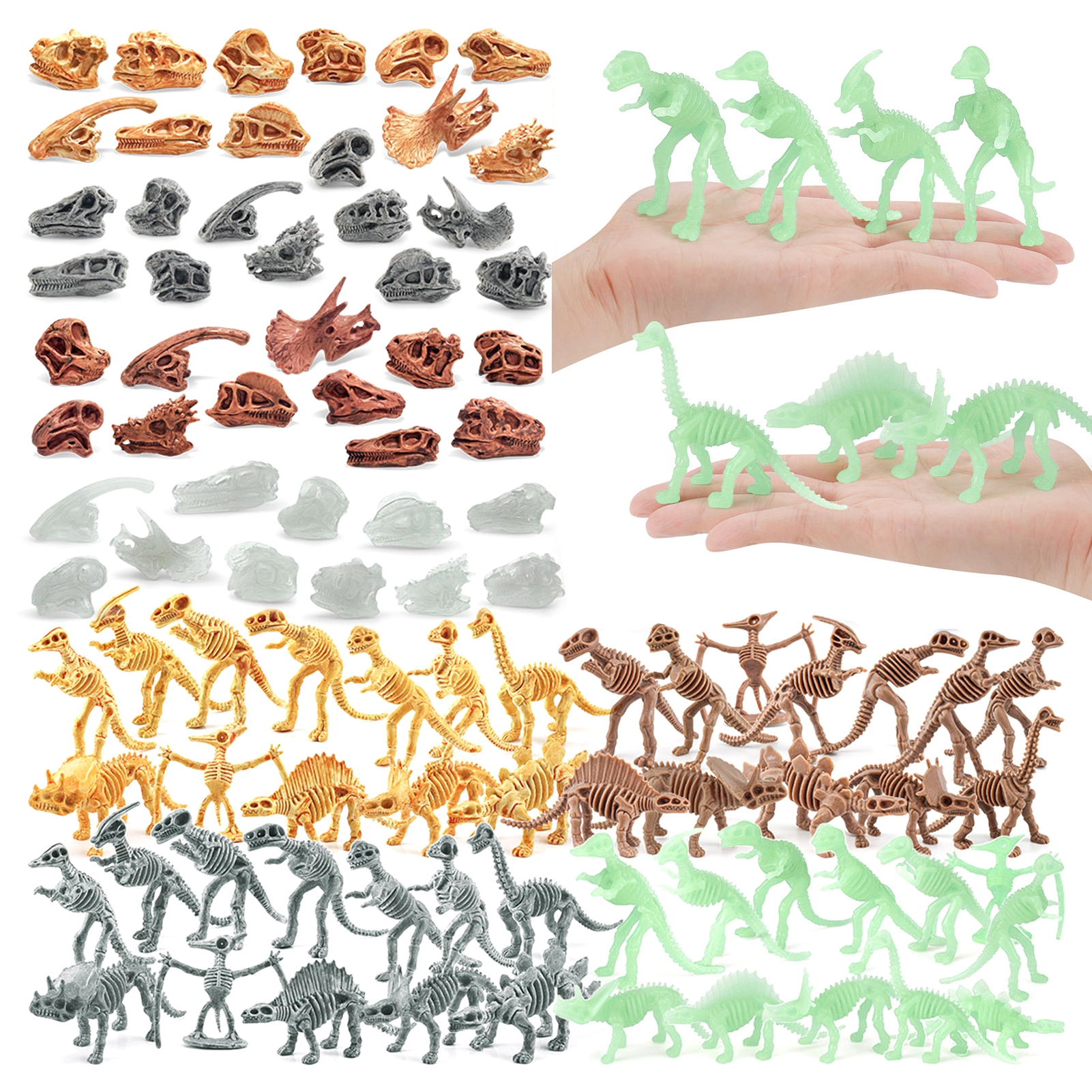 NIBOLOG Dinosaur Model Collection Realistic DIY Assembled Dinosaur ...