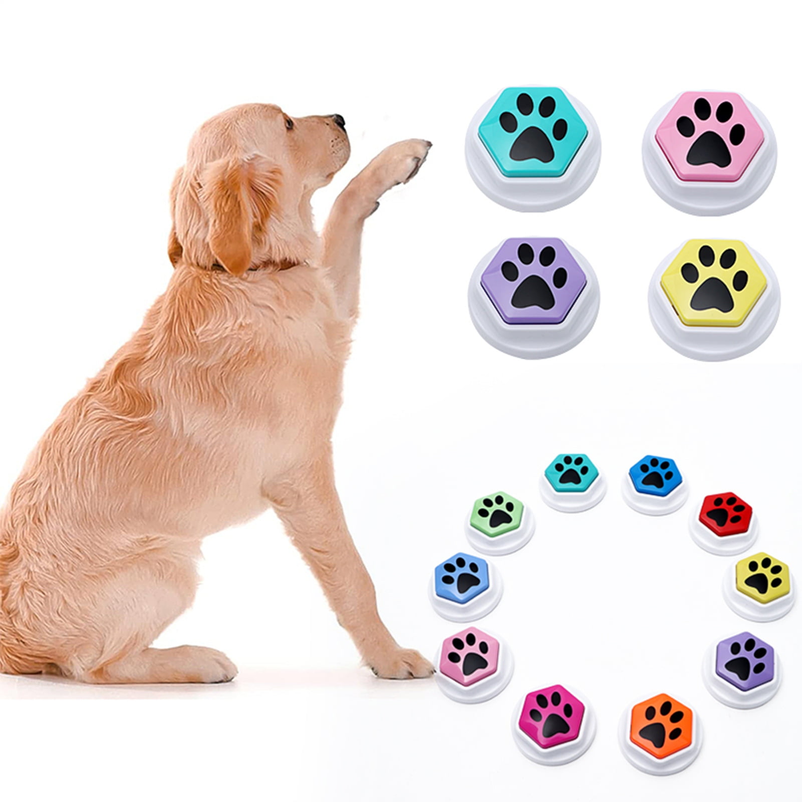 NIBOLOG Dog Communication Button Training Button Record Repeat Commands ...