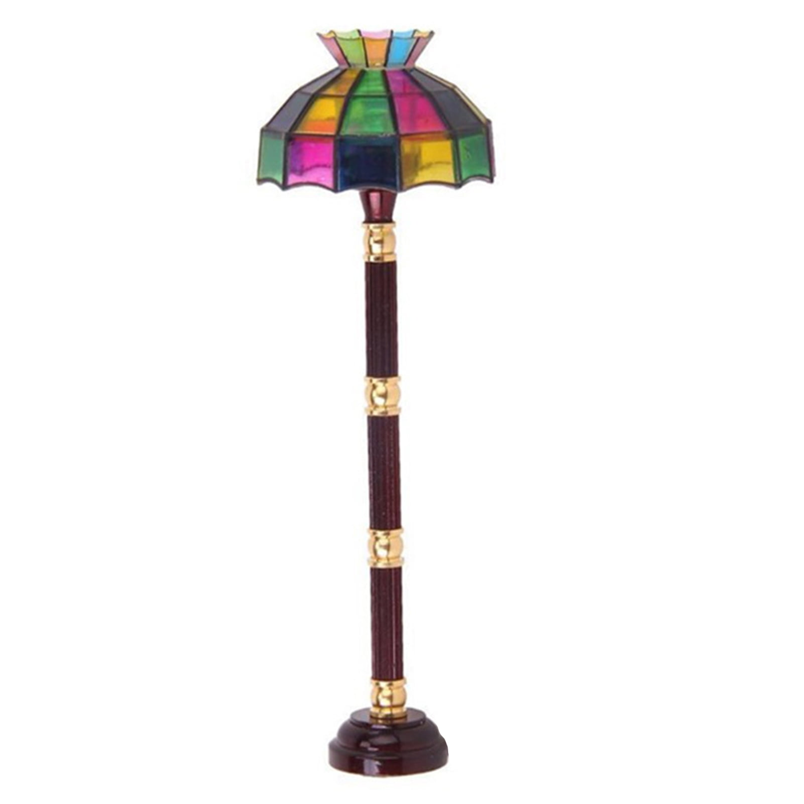 NIBOLOG Dollhouse Lamp - 1:12 Miniature LED Floor Lamp Doll House ...