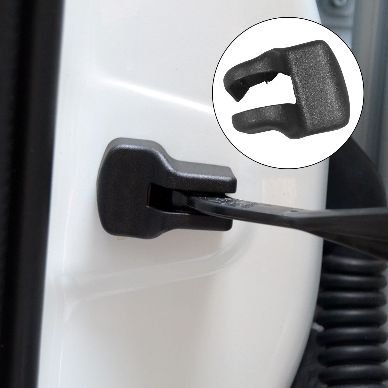 NIBOLOG Door Lock Stopper - No Drilling Anti-rust Modified Car Auto ...