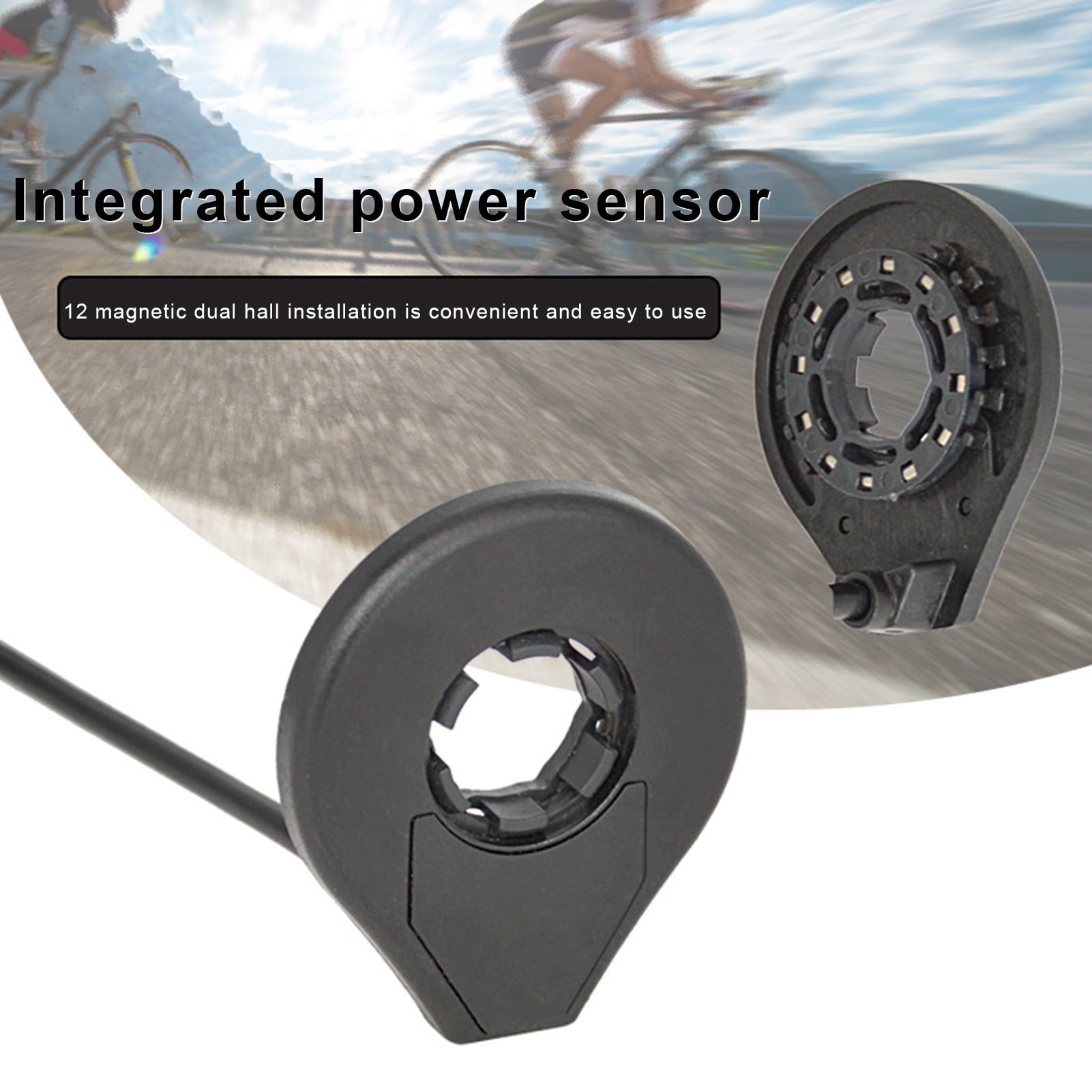 NIBOLOG E-bike Pedal Assist Sensor Bicycle Speed Sensor Universal Easy to Install Electric Bike ...