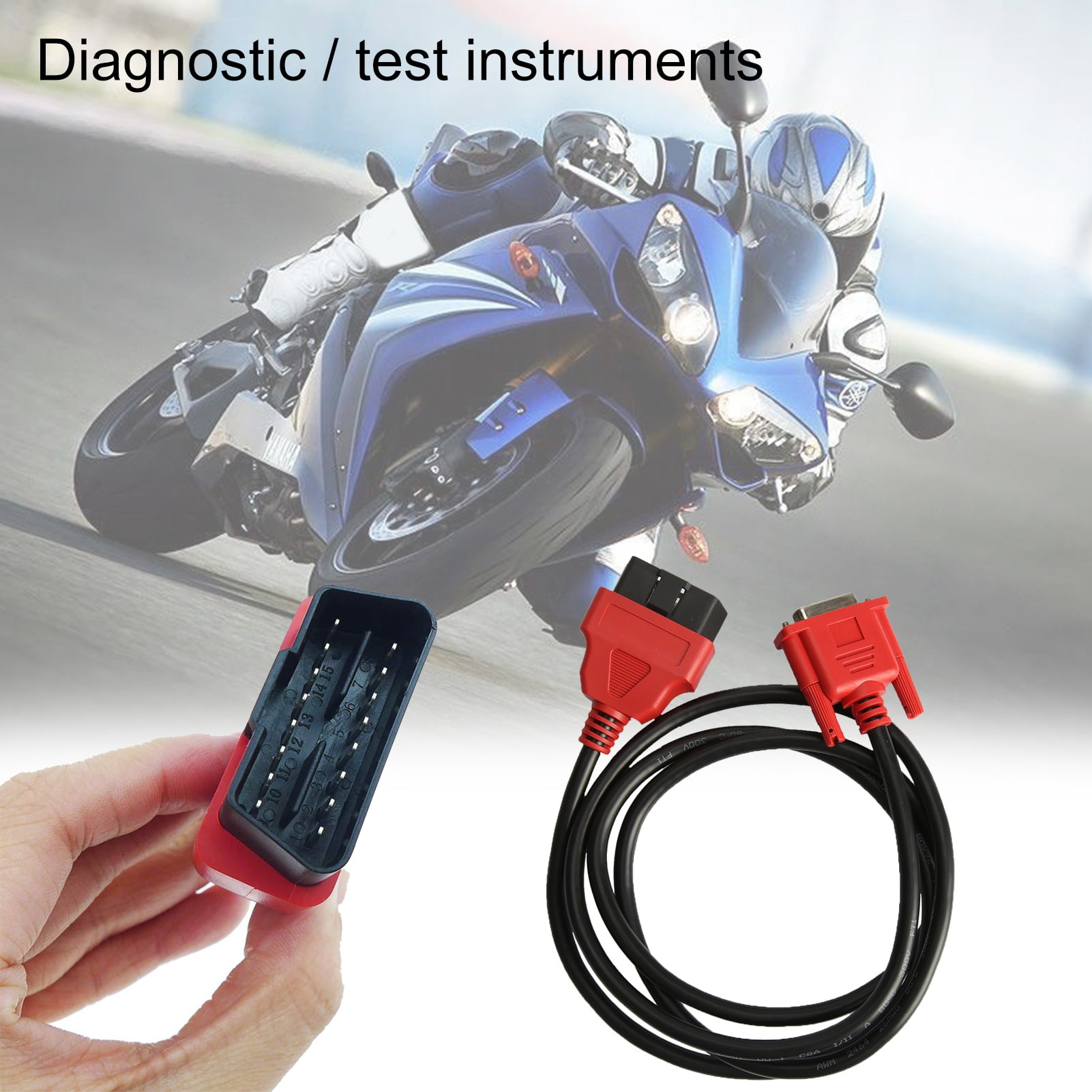 NIBOLOG EESC318 Snap-on DA-4 OBDII OBD2 Cable Adaptor Diagnostic Tool ...