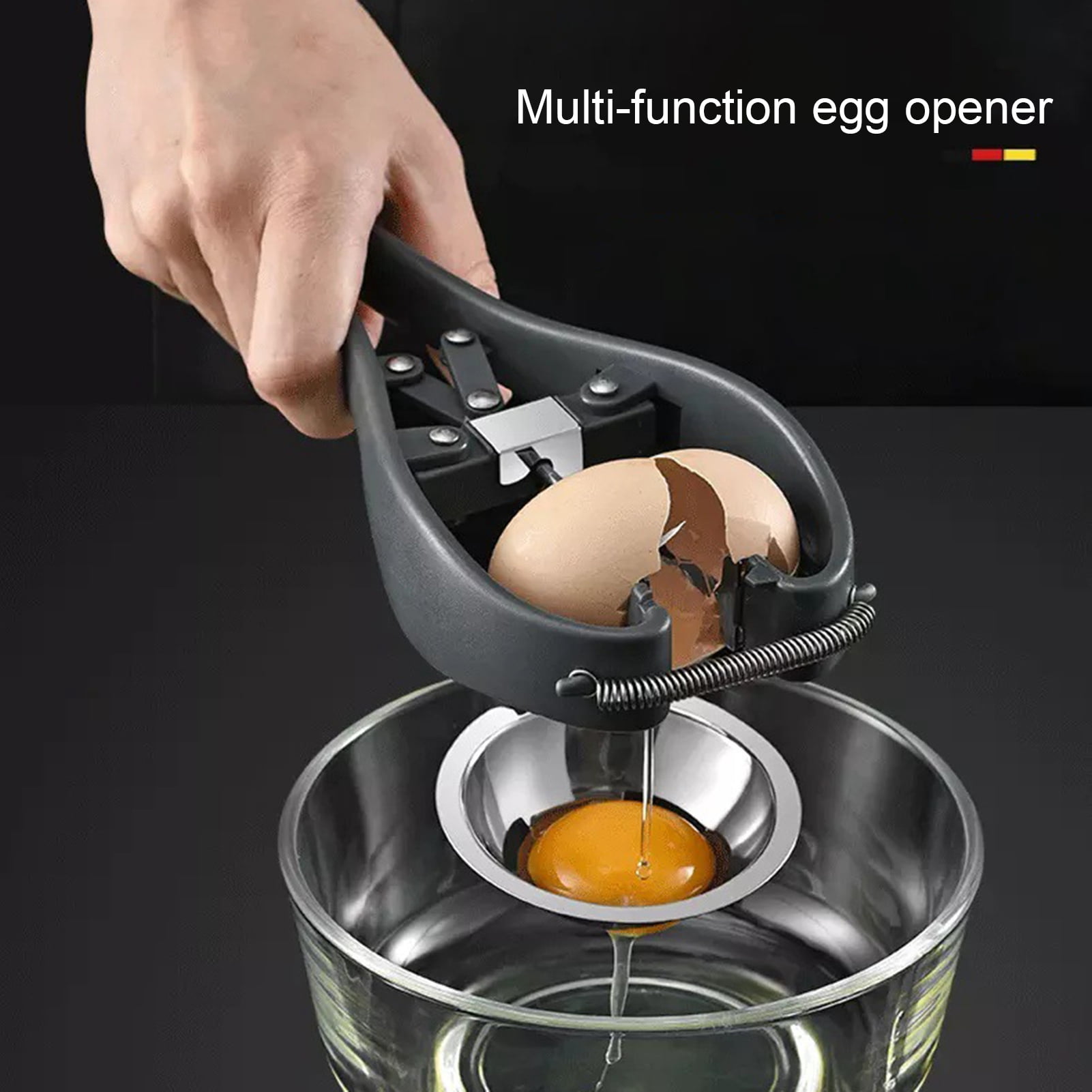 NIBOLOG Egg Opener Detachable Filter Convenient Lightweight Kitchen Egg ...