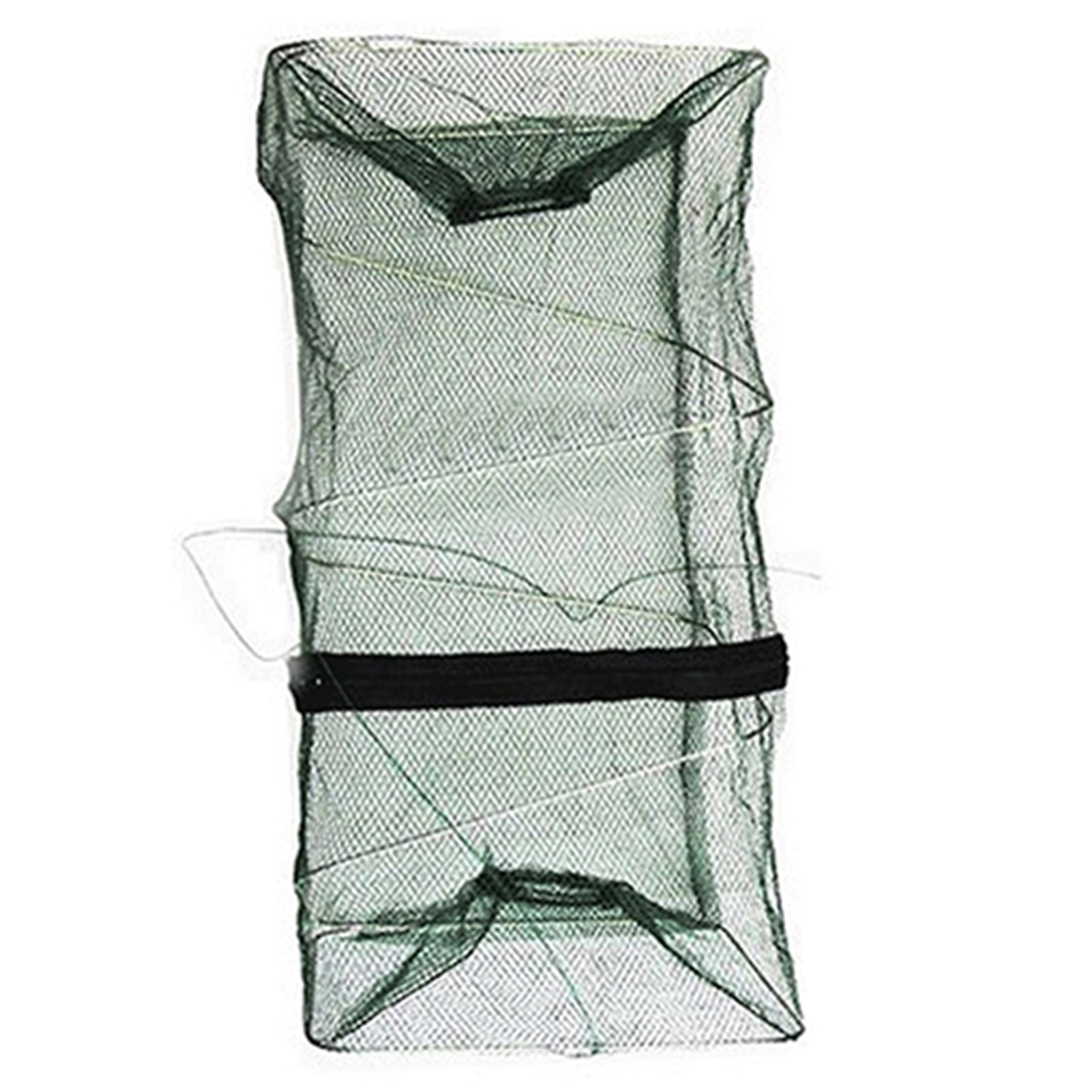 NIBOLOG Fish Trap Universal Anti-corrosion Nylon Folded Square Fishing ...