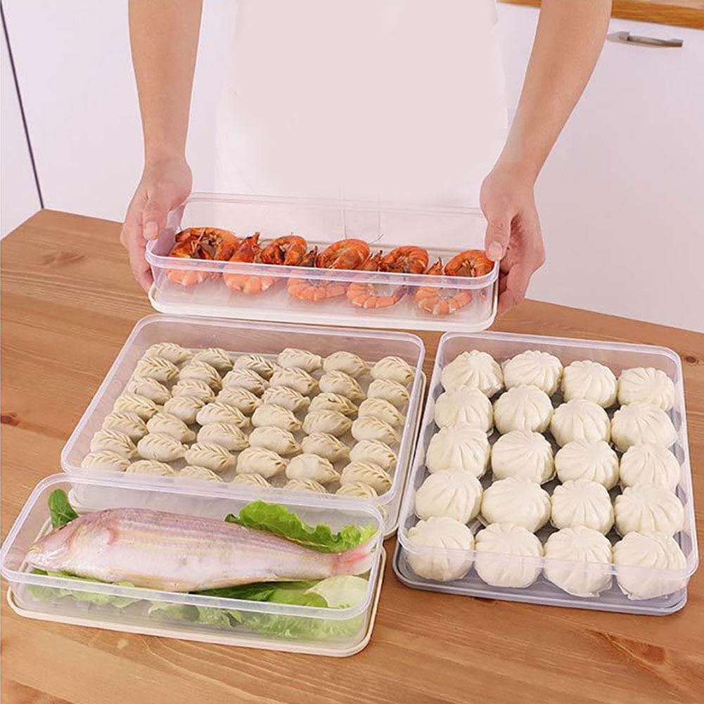 NIBOLOG Food Preservation Refrigerator Plastic Storage Box Freezer ...