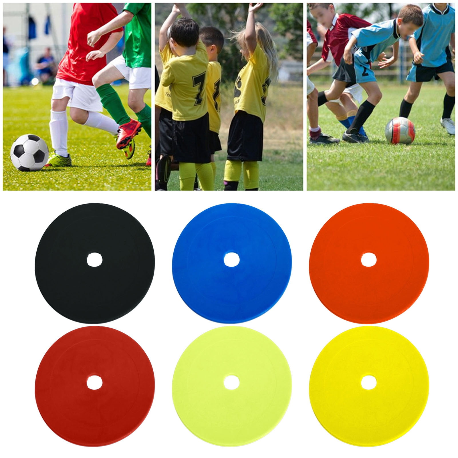 NIBOLOG Football Training Mark Plate Non-slip Training Vibrant Color ...