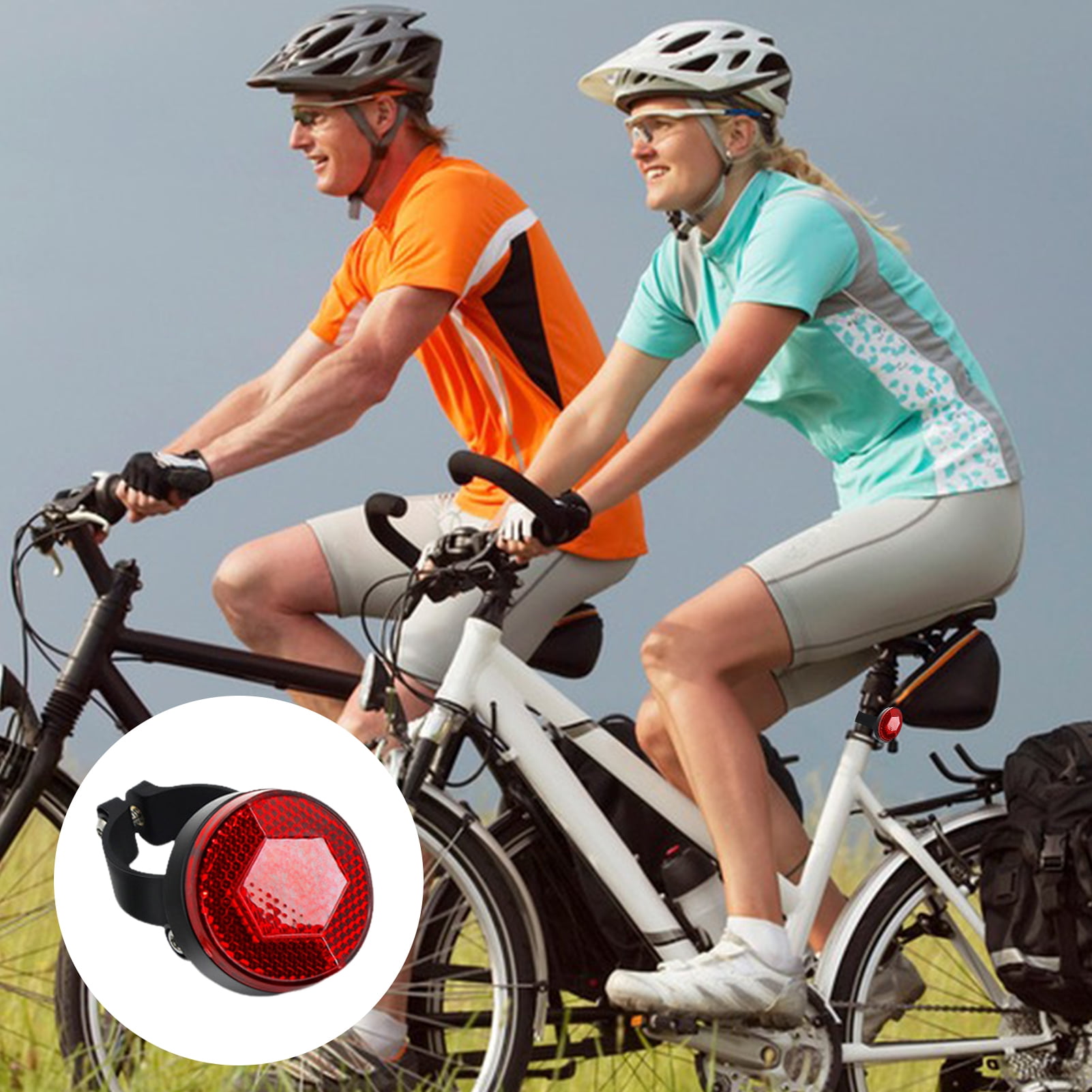 NIBOLOG GPS Tracker Bike Reflector Holder Adjustable Hidden Design ...