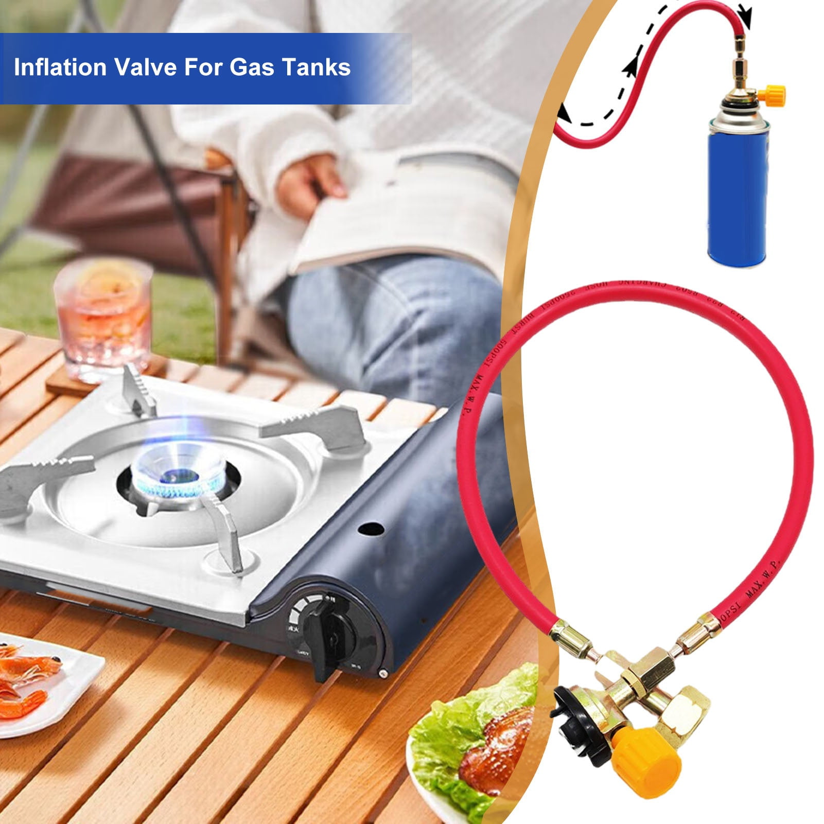 NIBOLOG Gas Tank Inflation Valve High Pressure Explosion-proof Rubber ...
