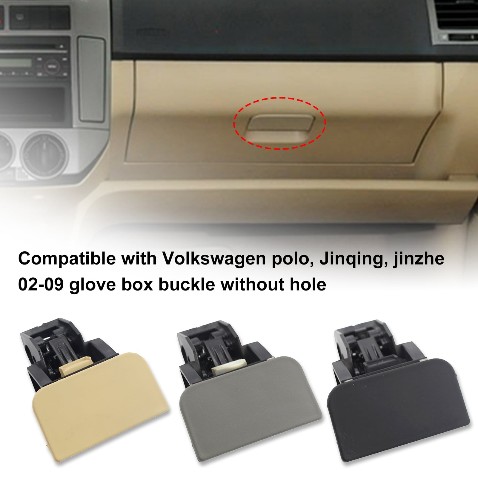 NIBOLOG Glove Box Catch Heat Resistant Professional ABS Glove Box Lock ...