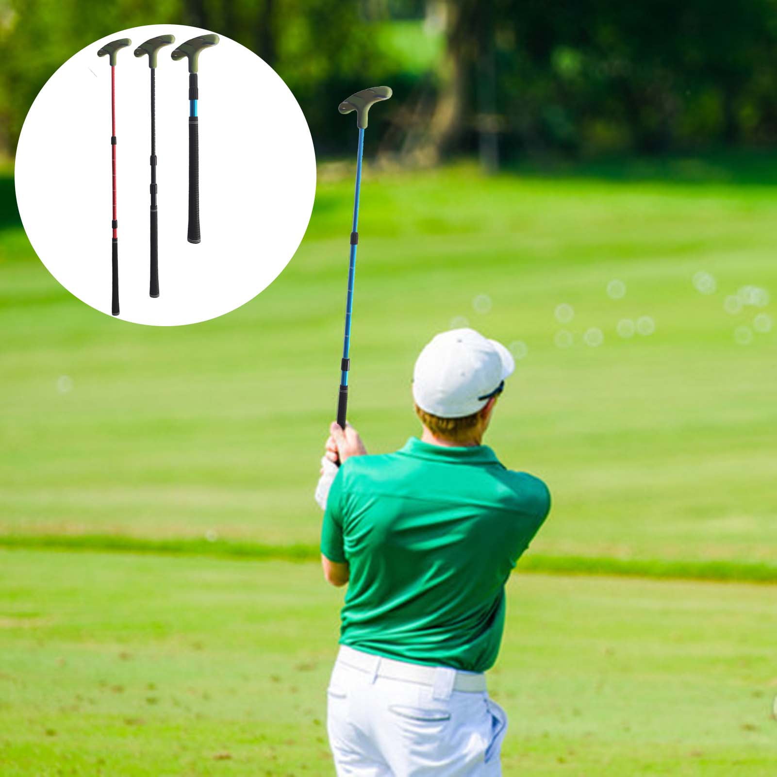 NIBOLOG Golf Telescopic Putter Ergonomic Comfortable Grip Retractable ...
