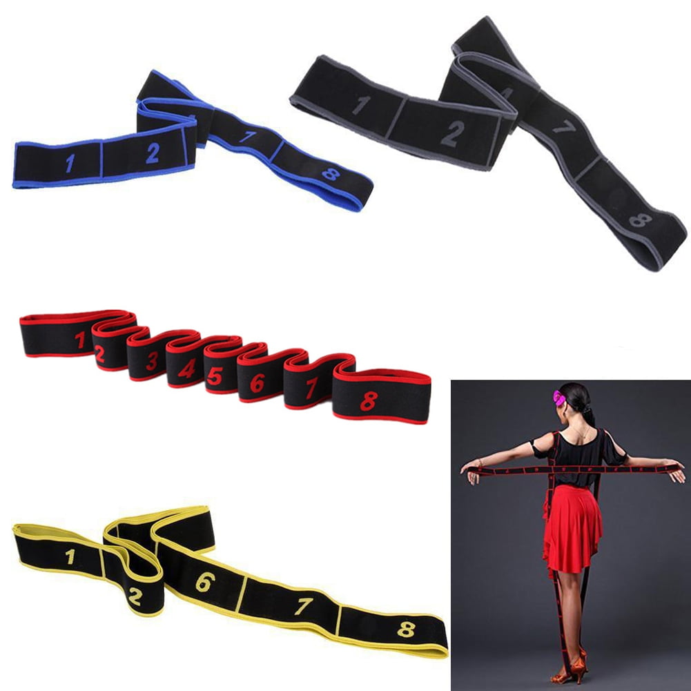 NIBOLOG Gym Dance Stretching Band Yoga Pose Correct Exercise Resistance ...