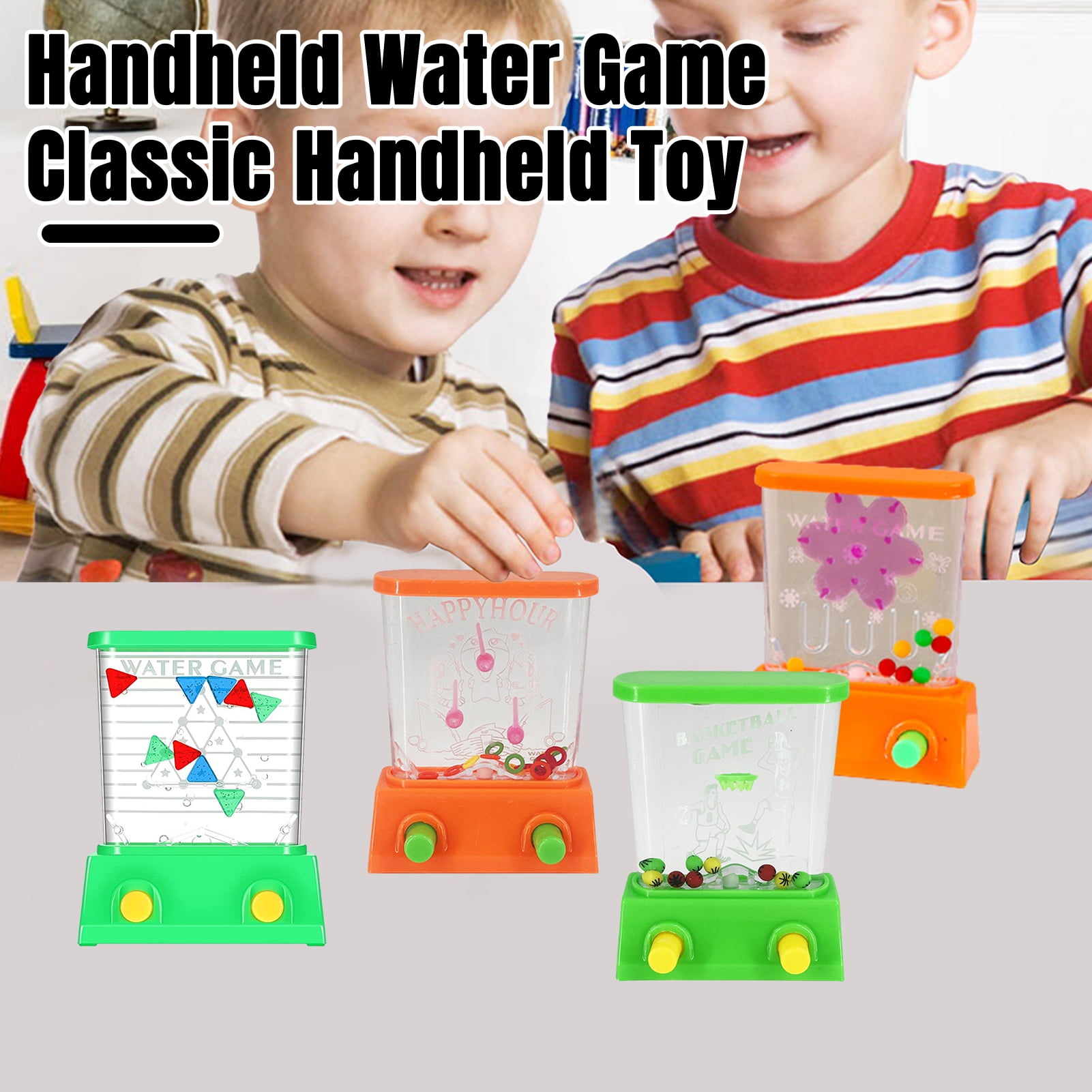 NIBOLOG Handheld Water Game Toy Childhood Nostalgic Stress Boredom ...