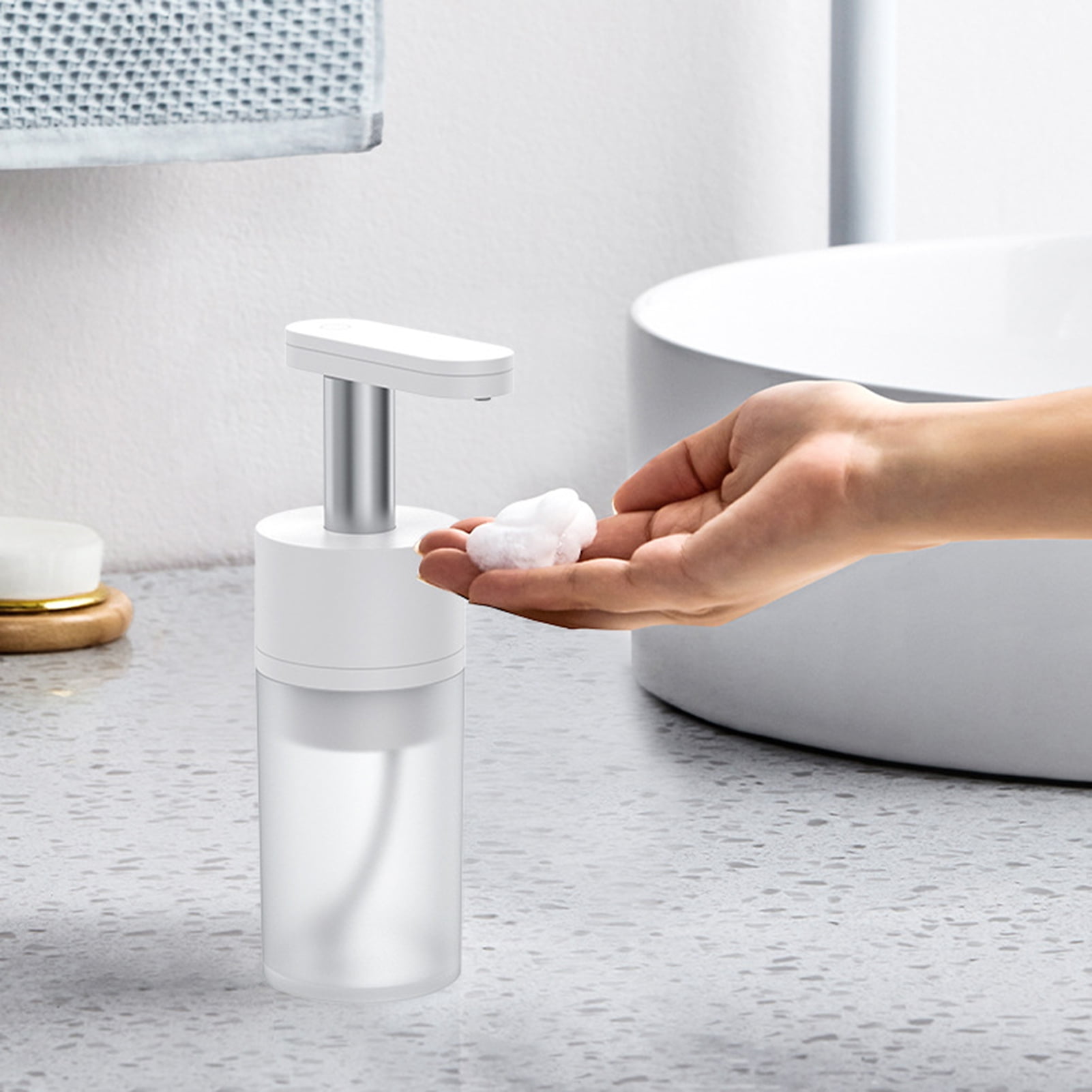 NIBOLOG Household Infrared Sensor Soap Dispenser Desktop Fully ...