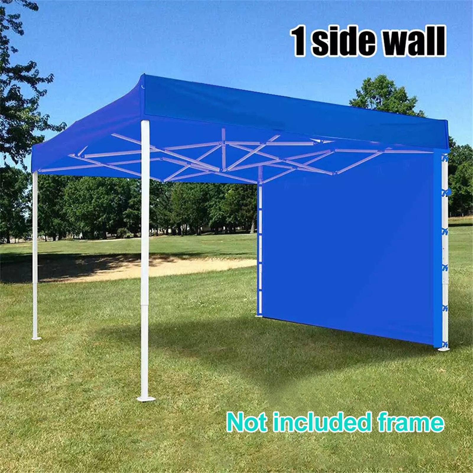 NIBOLOG Instant Sun Wall Removable One Side Wall Oxford Cloth Instant ...