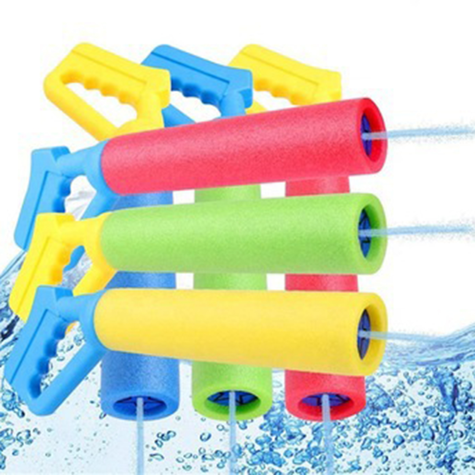 NIBOLOG Kids Water Toy EVA Handle Long Range Water Shooter Summer ...
