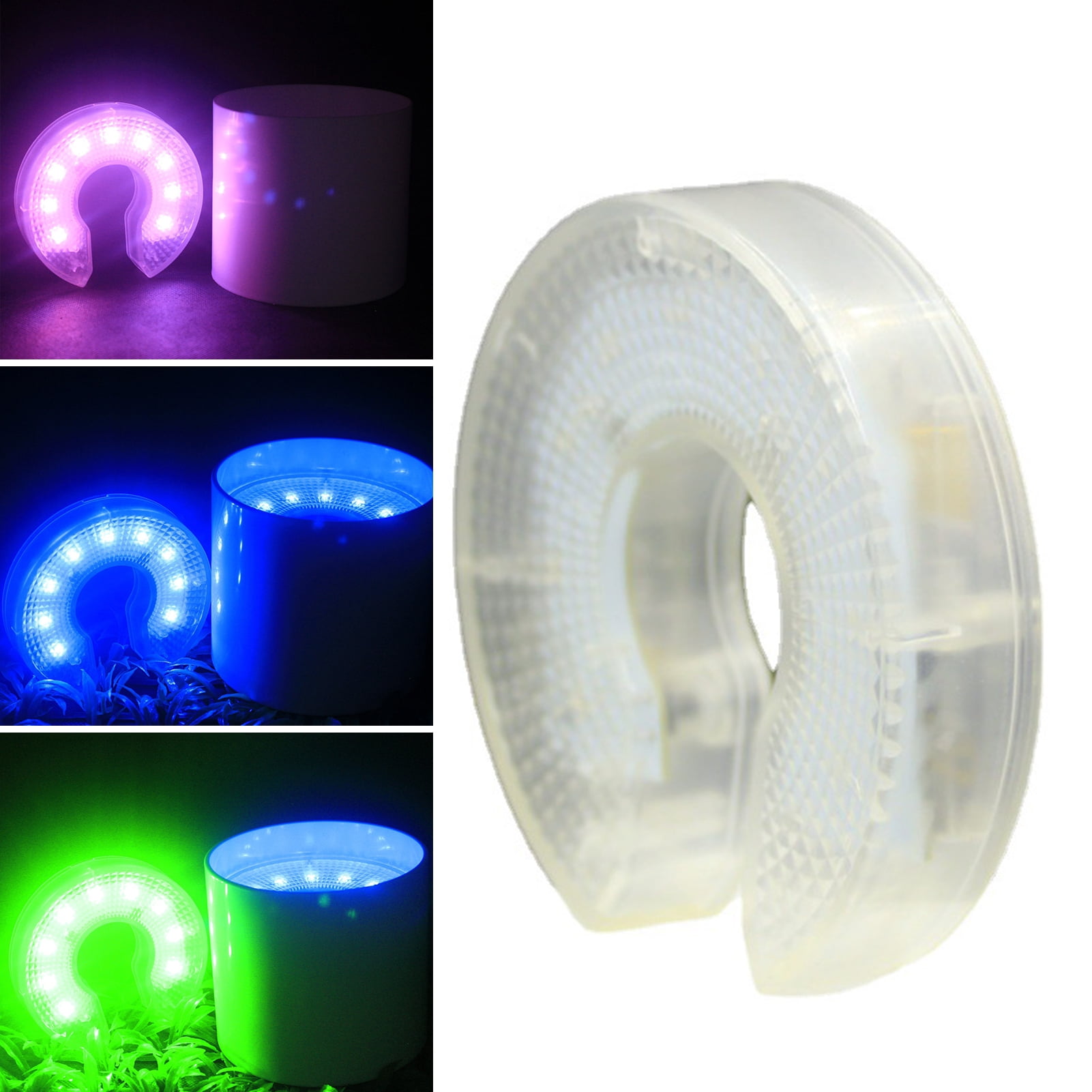NIBOLOG LED Golf Hole Light Colorful U-shaped Golf Hole Lamp Backyard ...