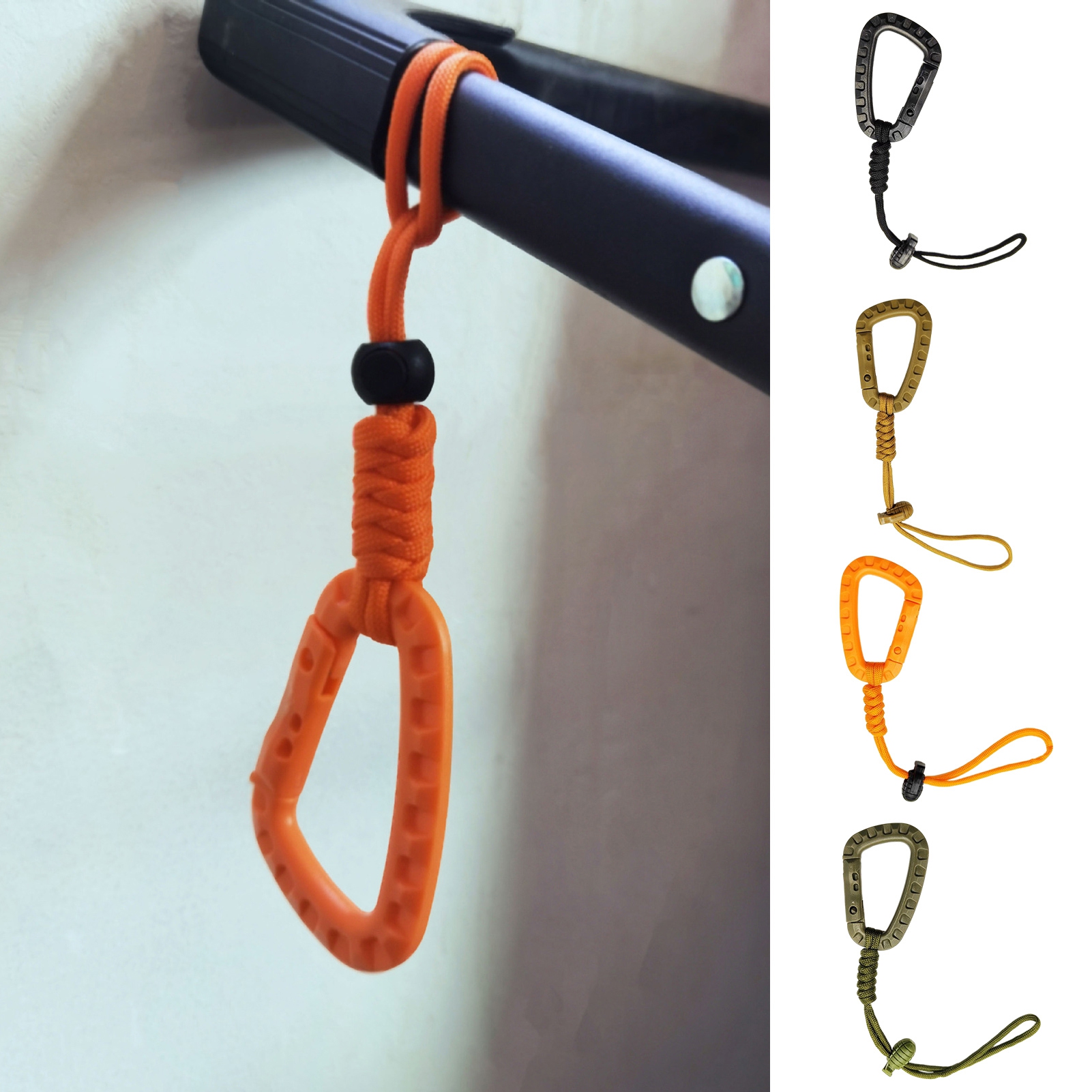 NIBOLOG Lanyard Carabiner Round Cord Heavy Duty Lanyard with Safety ...