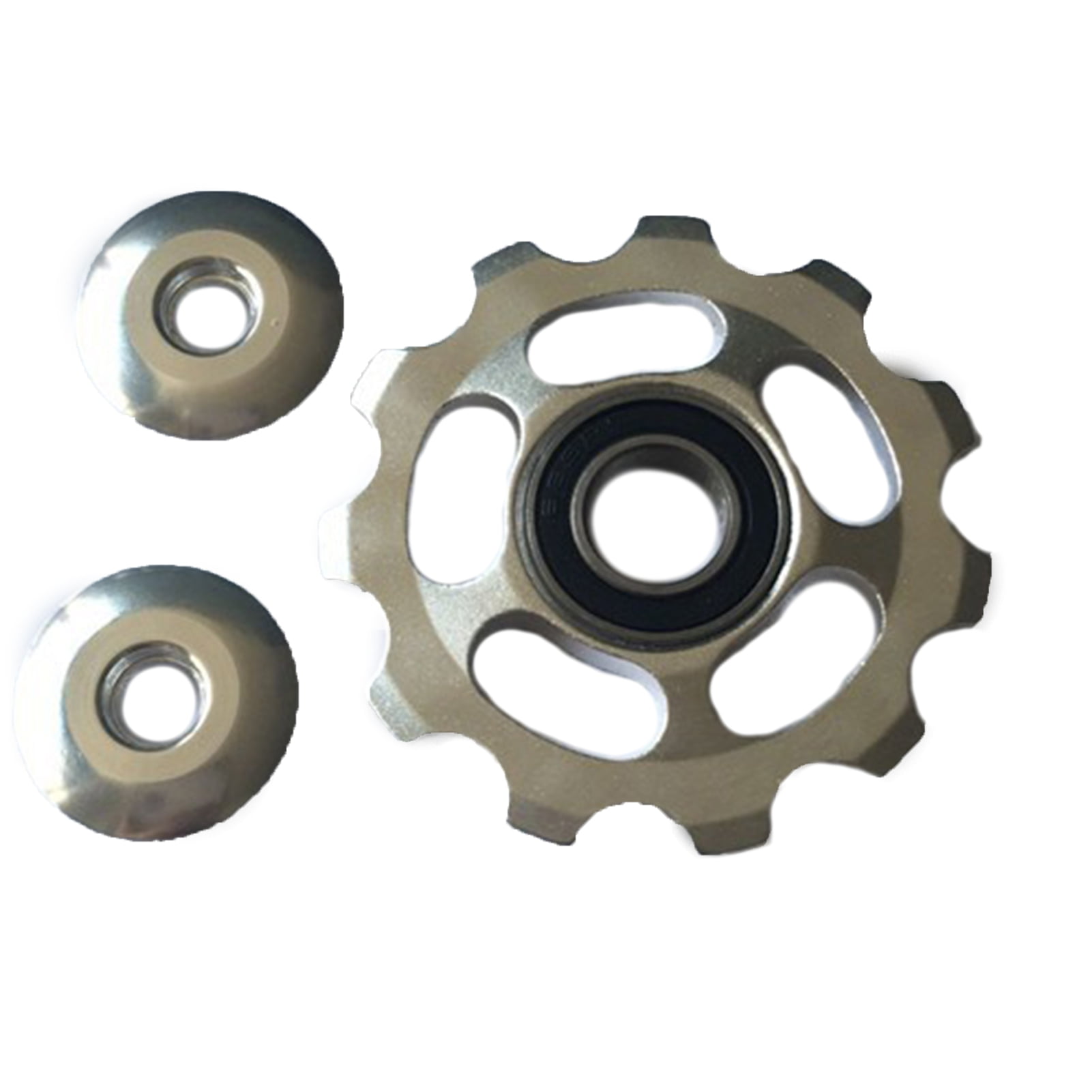 NIBOLOG MTB Bicycle Bike Rear Derailleur 11T Guide Wheel Idler Pulley ...