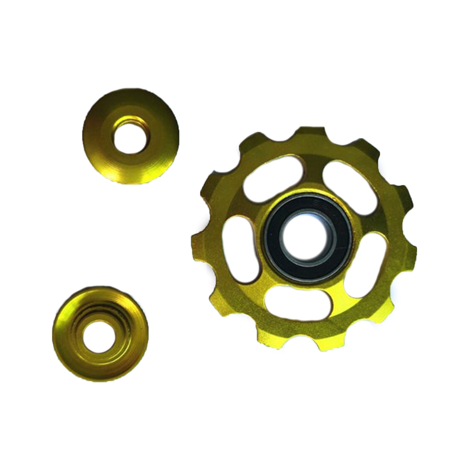 NIBOLOG MTB Bicycle Bike Rear Derailleur 11T Guide Wheel Idler Pulley ...