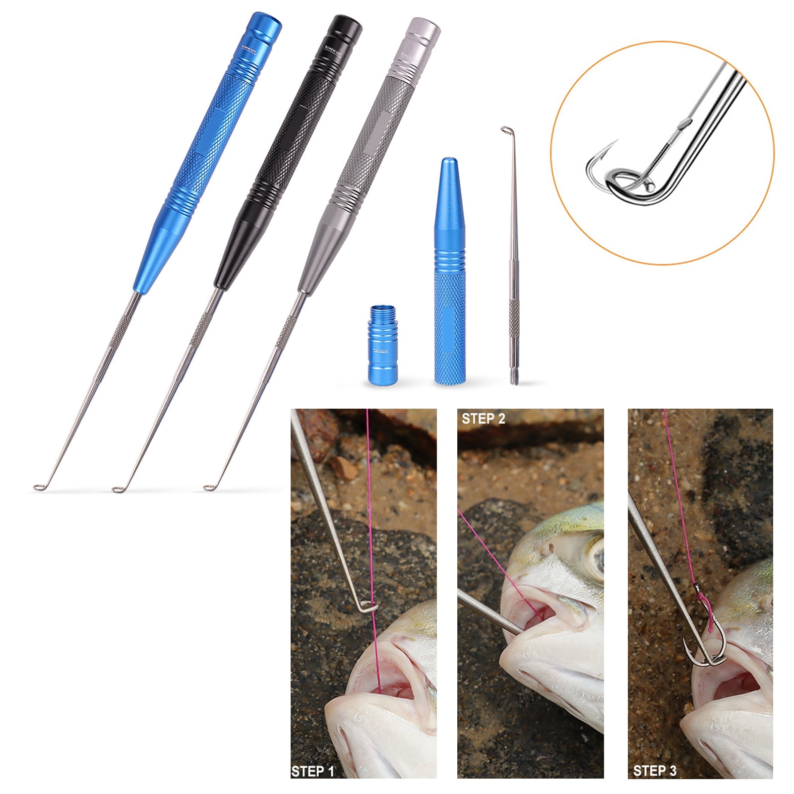 NIBOLOG Magnetic Bottom Spiral Design Hook Retractor Anti-skid Handle ...