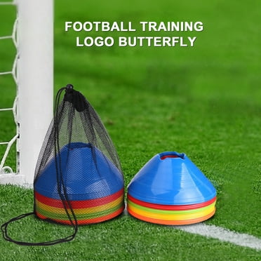 Cyfie 50pcs Soccer Cones, Agility Drills, Football, Basketball, Training, Kids Adults Practice ...