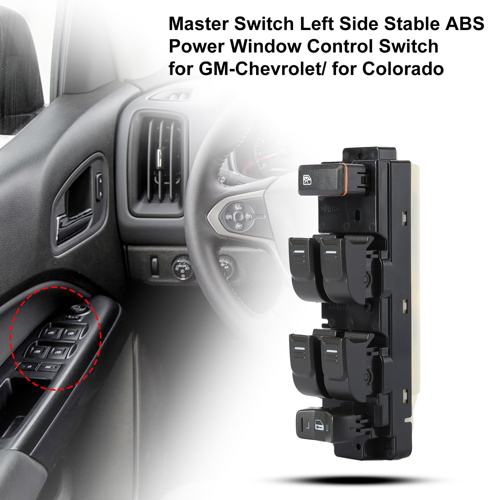 NIBOLOG Master Switch Left Side Stable ABS Power Window Control Switch ...