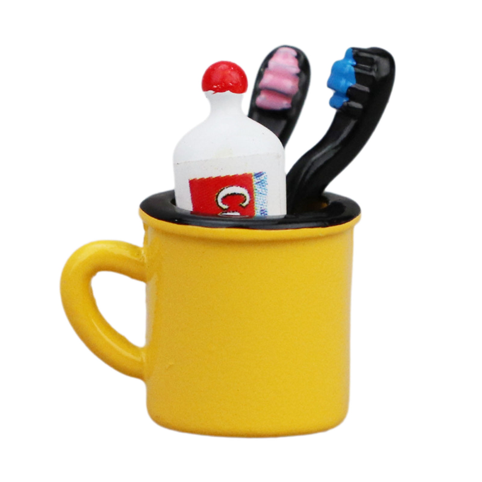 NIBOLOG Miniature Match Set - Realistic Alloy Toothpaste & Toothbrush ...