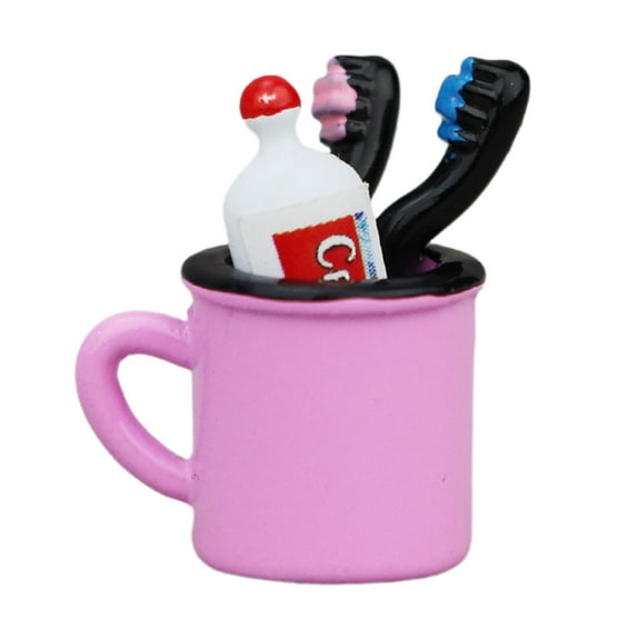 NIBOLOG Miniature Match Set - Realistic Alloy Toothpaste & Toothbrush ...