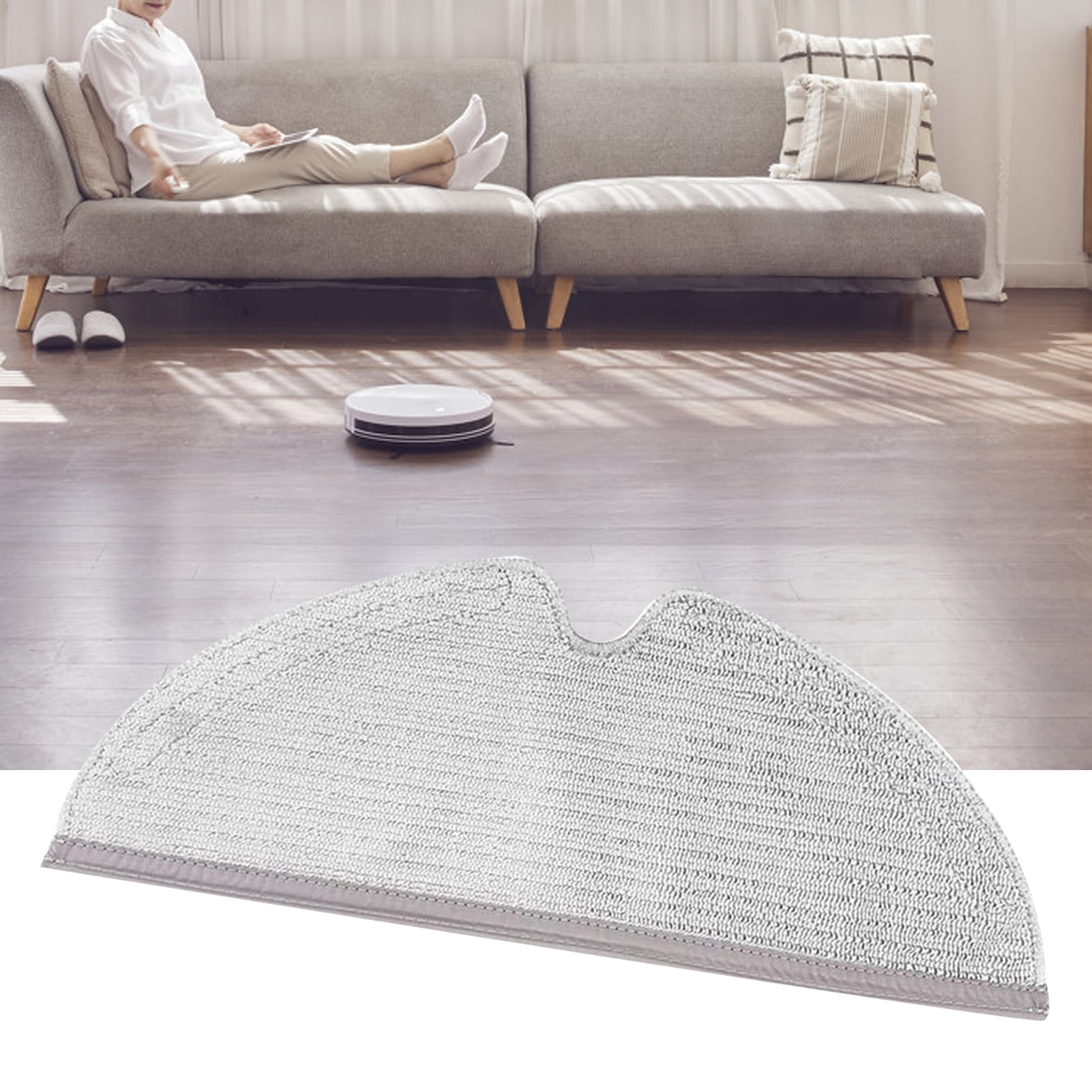 NIBOLOG Mop Rags Absorbent Reusable Fiber Sweeper Cleaning Cloth for ...