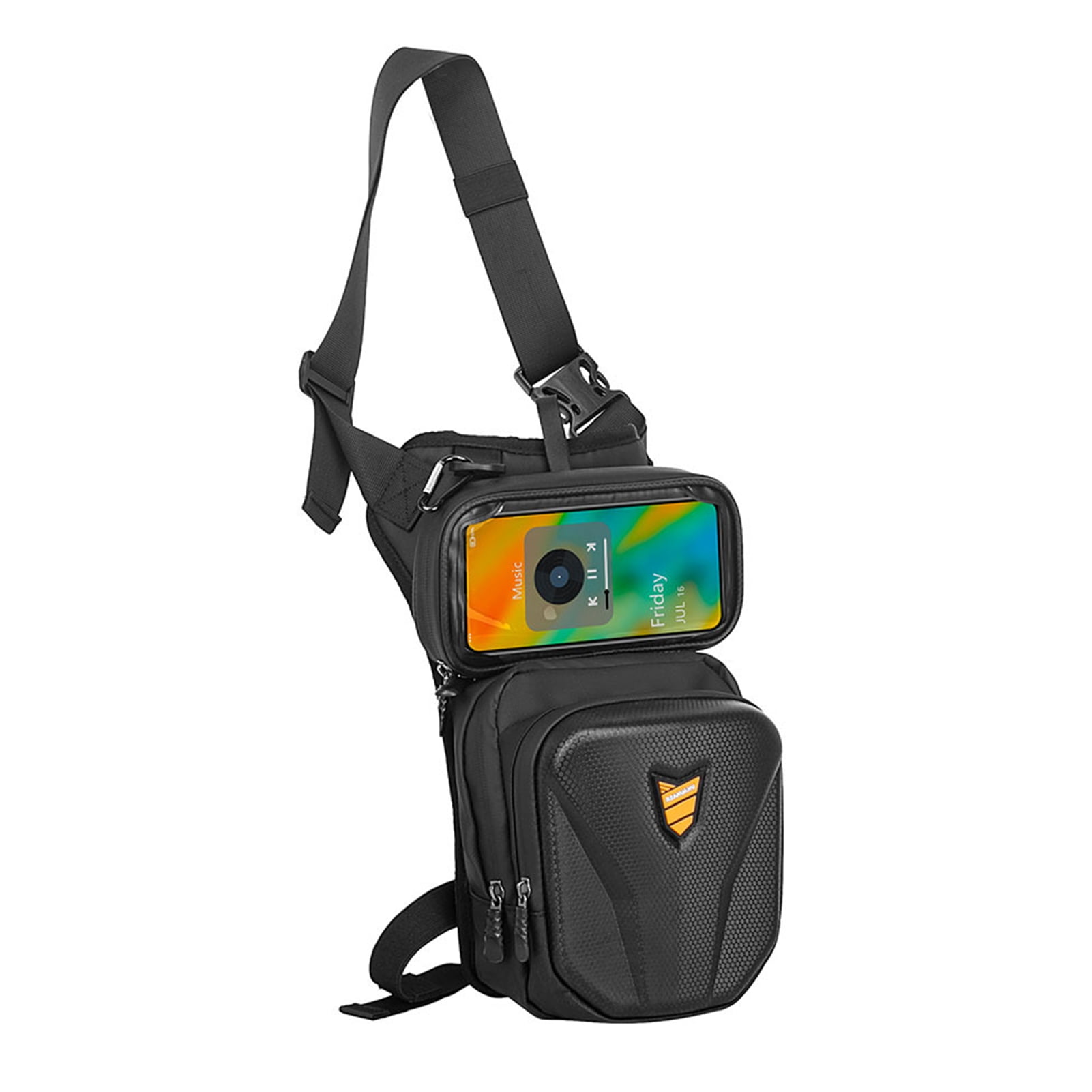 NIBOLOG Motorcycle Bag Waterproof Large Capacity Hard Shell Sensitive ...