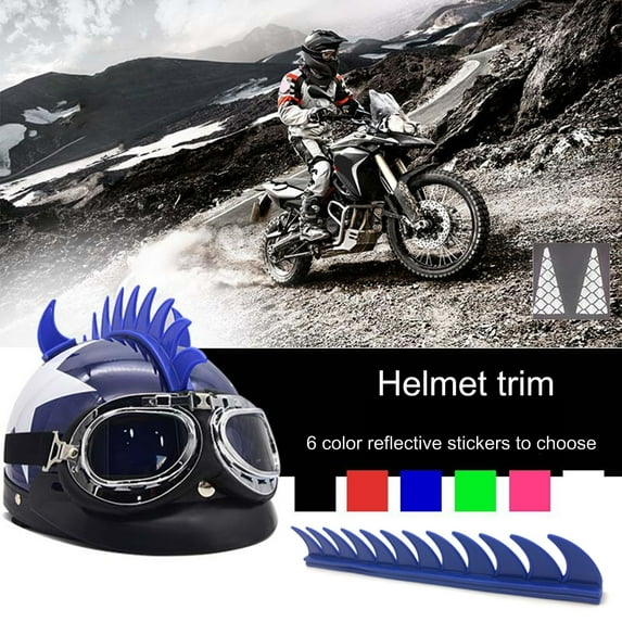 NIBOLOG Motorcycle Modified Helmet Sticker - Universal Personalized ...